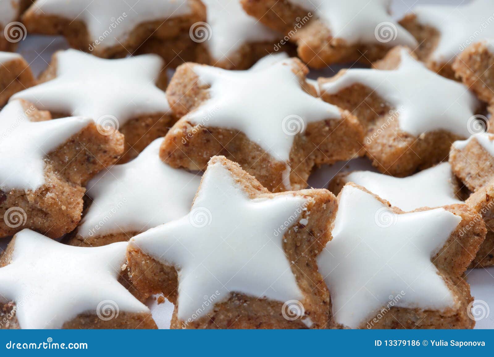 Star-shaped cookies stock photo. Image of delight, bake - 13379186