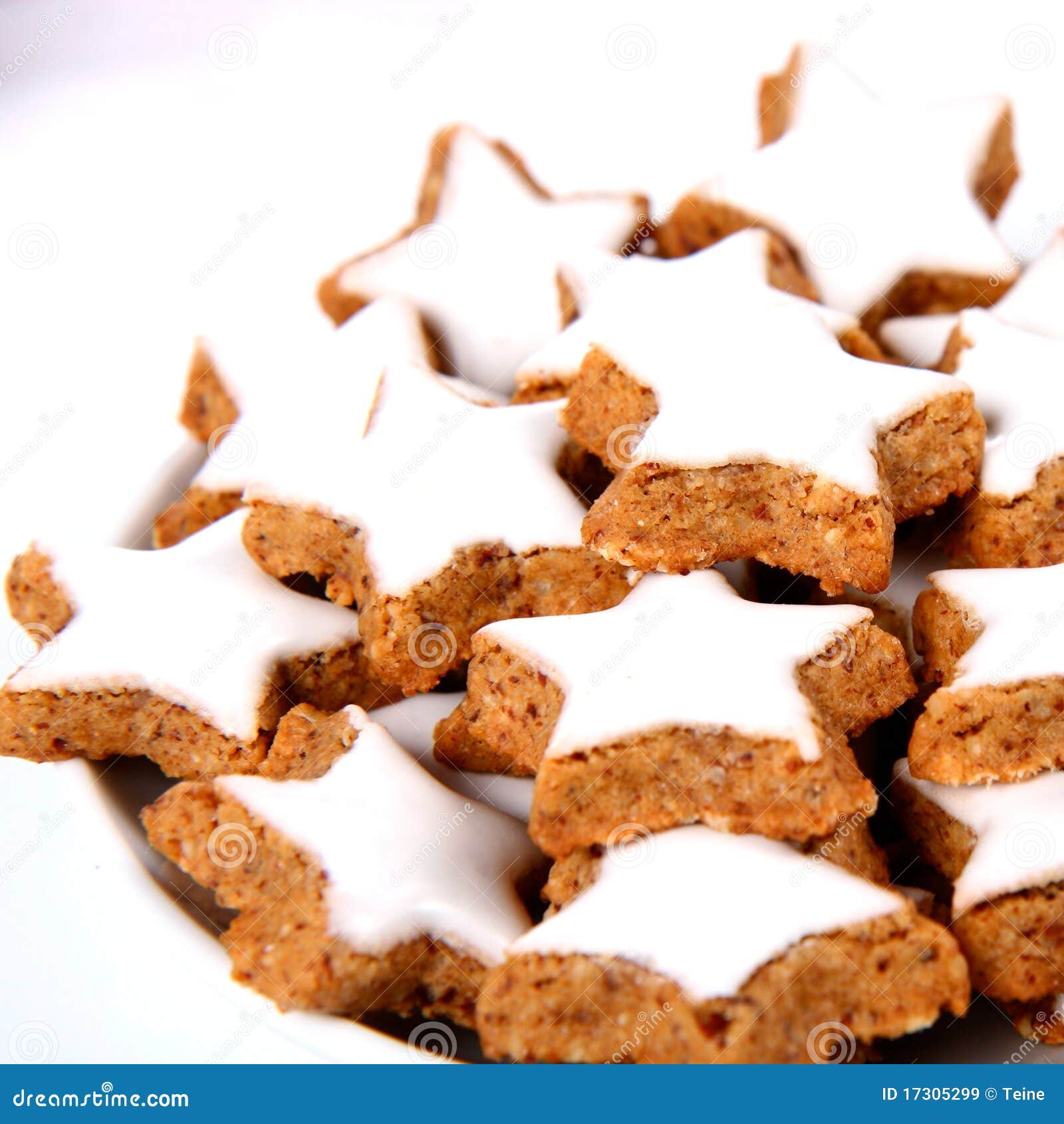 Star shaped cookies stock image. Image of closeup, xmas - 17305299