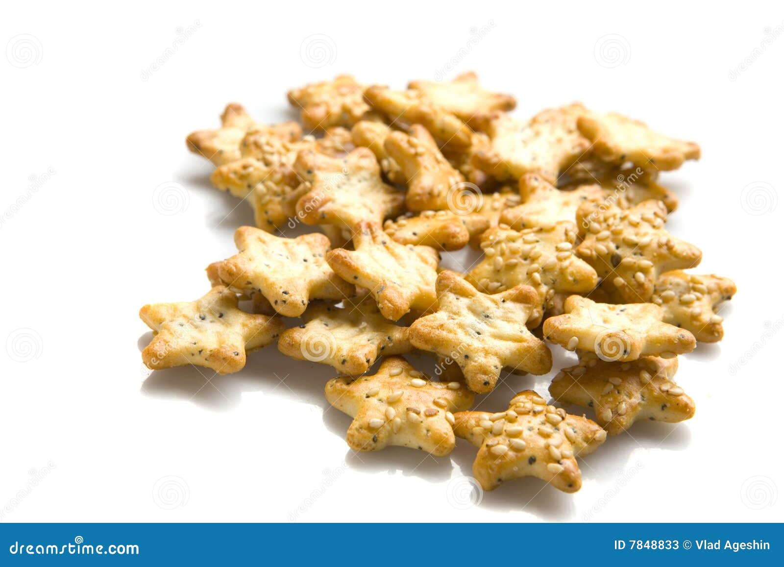 Star shaped crackers stock image. Image of baked, face - 7848833