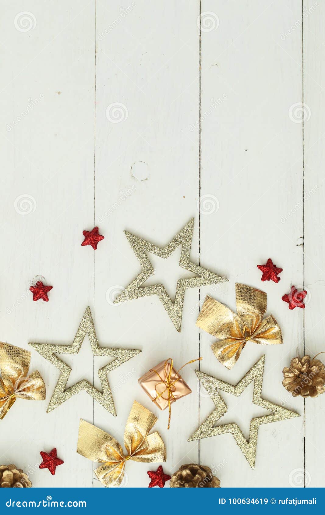 Star shaped decorations stock image. Image of santa - 100634619