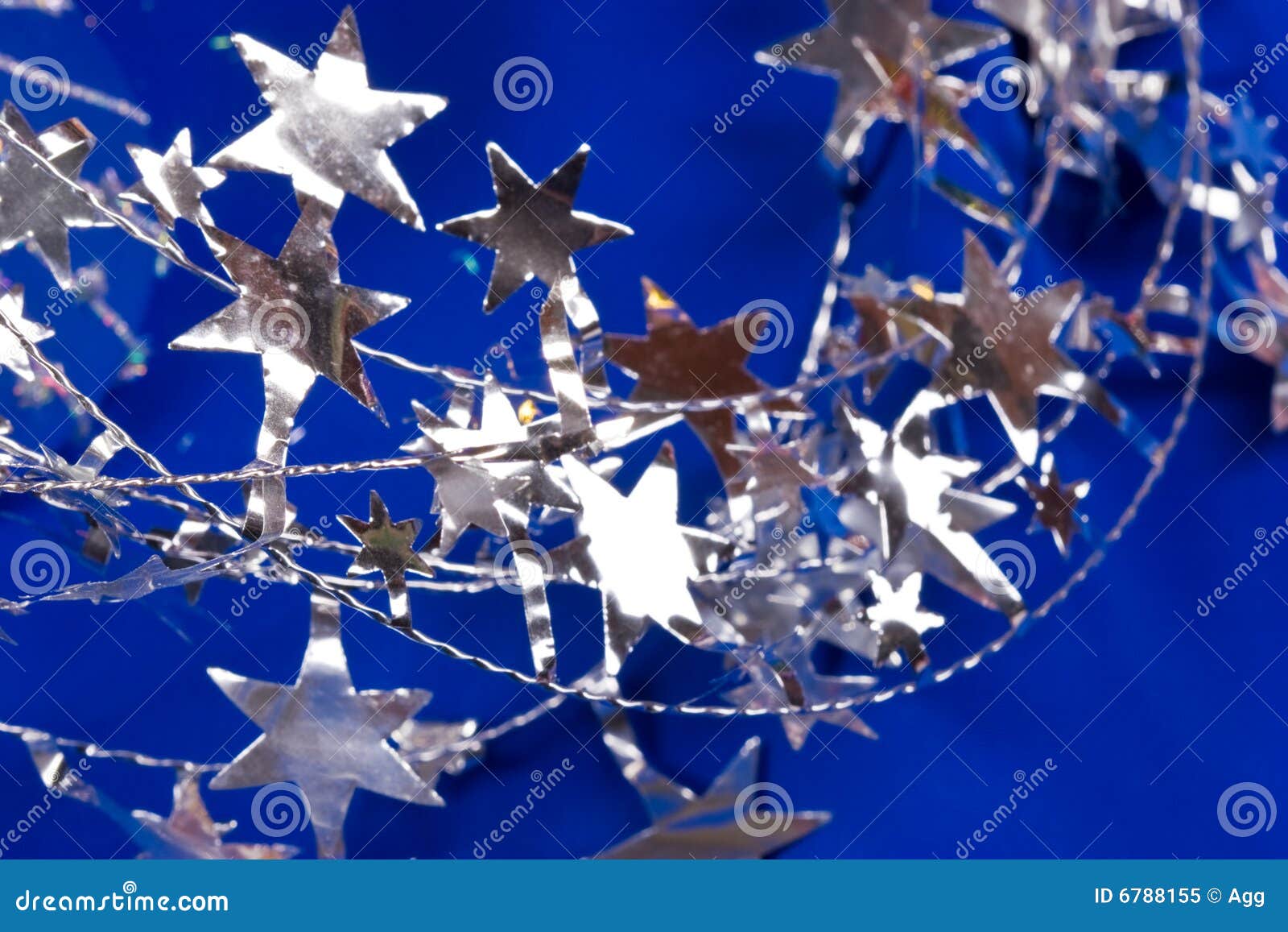 Star shaped garland stock image. Image of decoration, holiday - 6788155