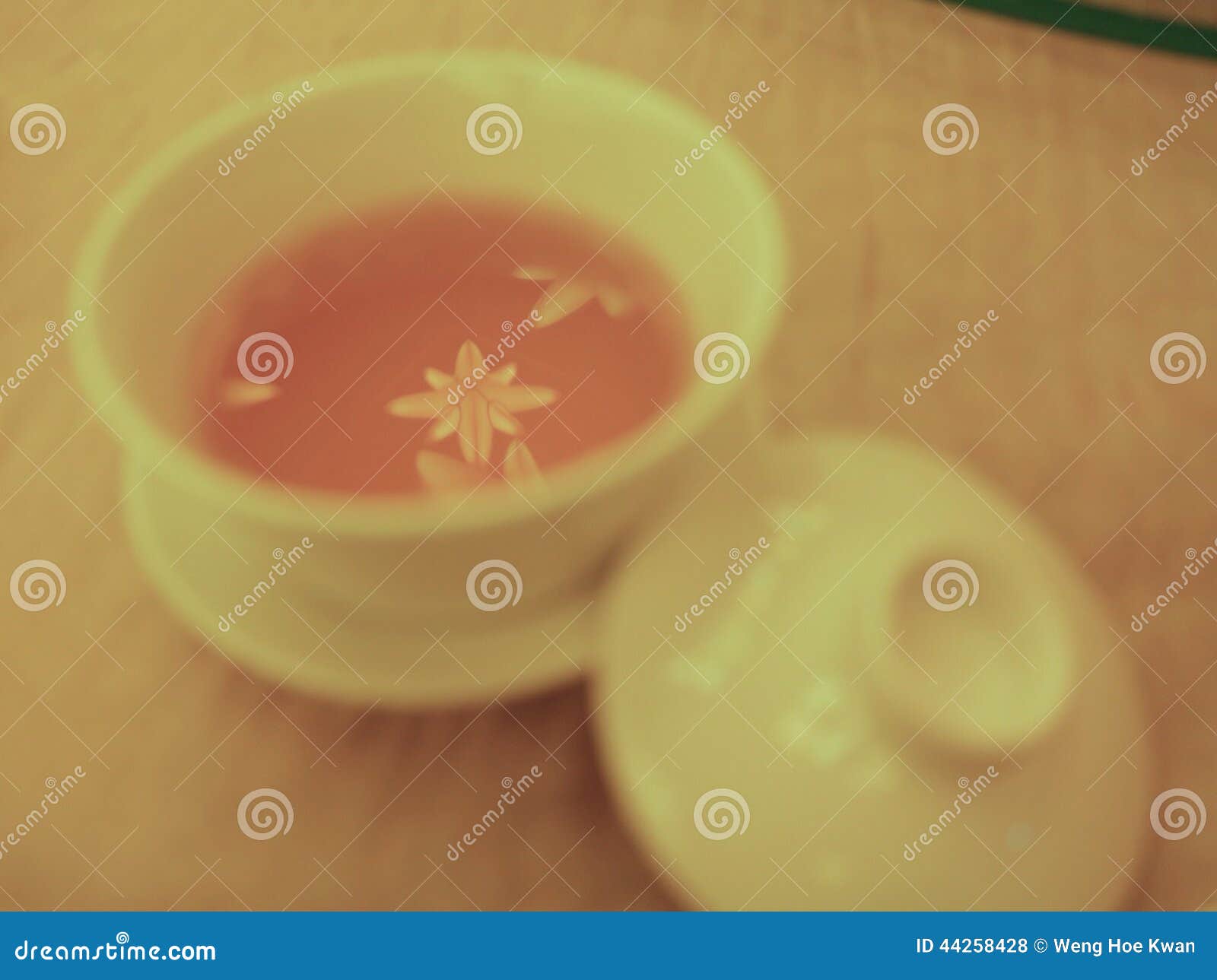 Star shaped Tea leaves stock photo. Image of serving - 44258428