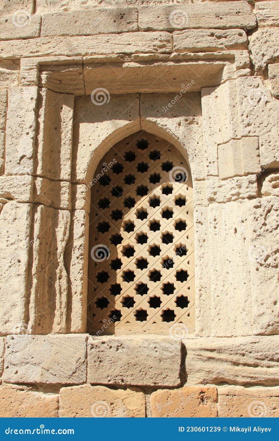 Star Shaped Texture on a Stone Window Stock Image - Image of texture ...