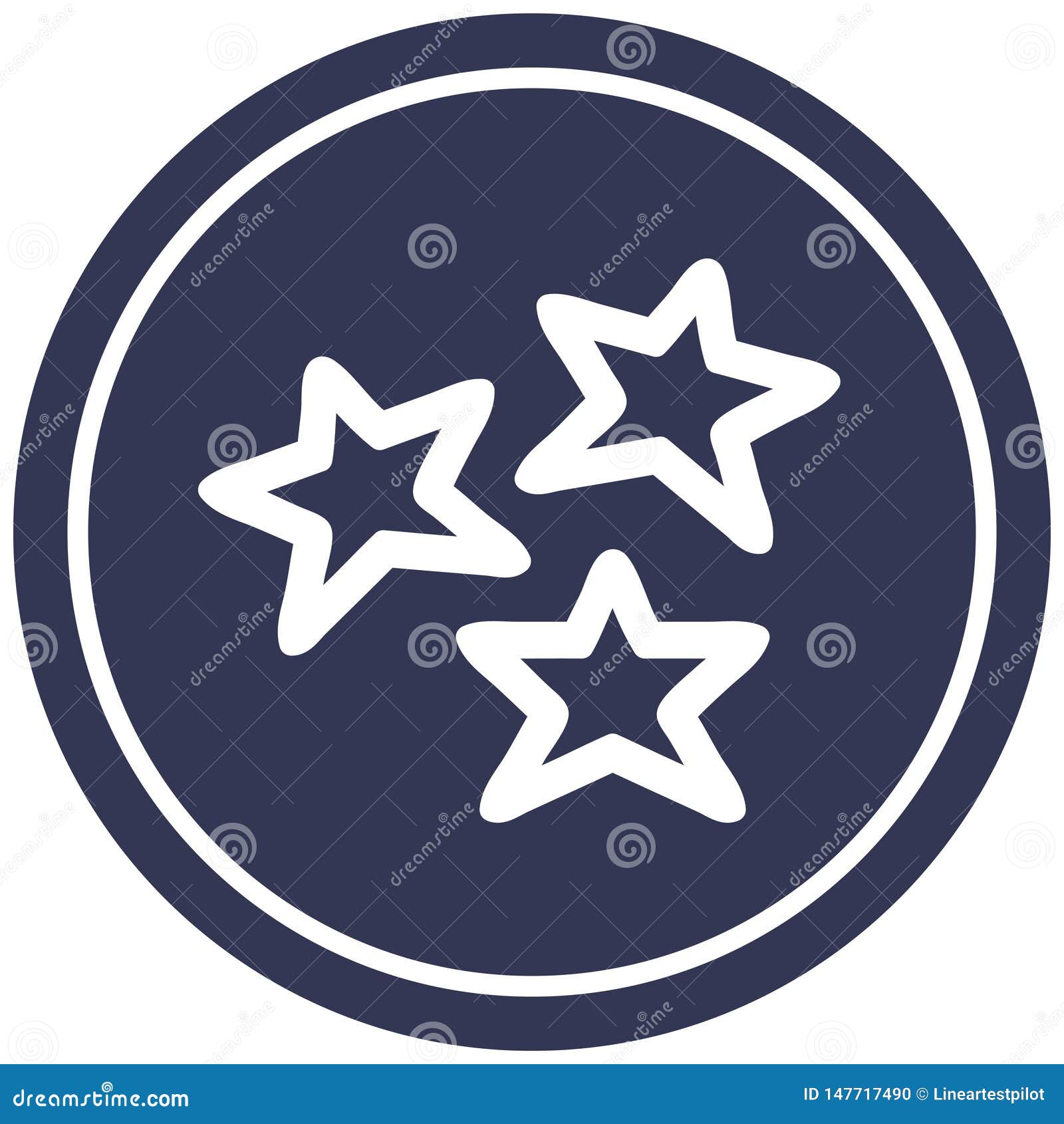 Star shapes circular icon stock vector. Illustration of clip - 147717490