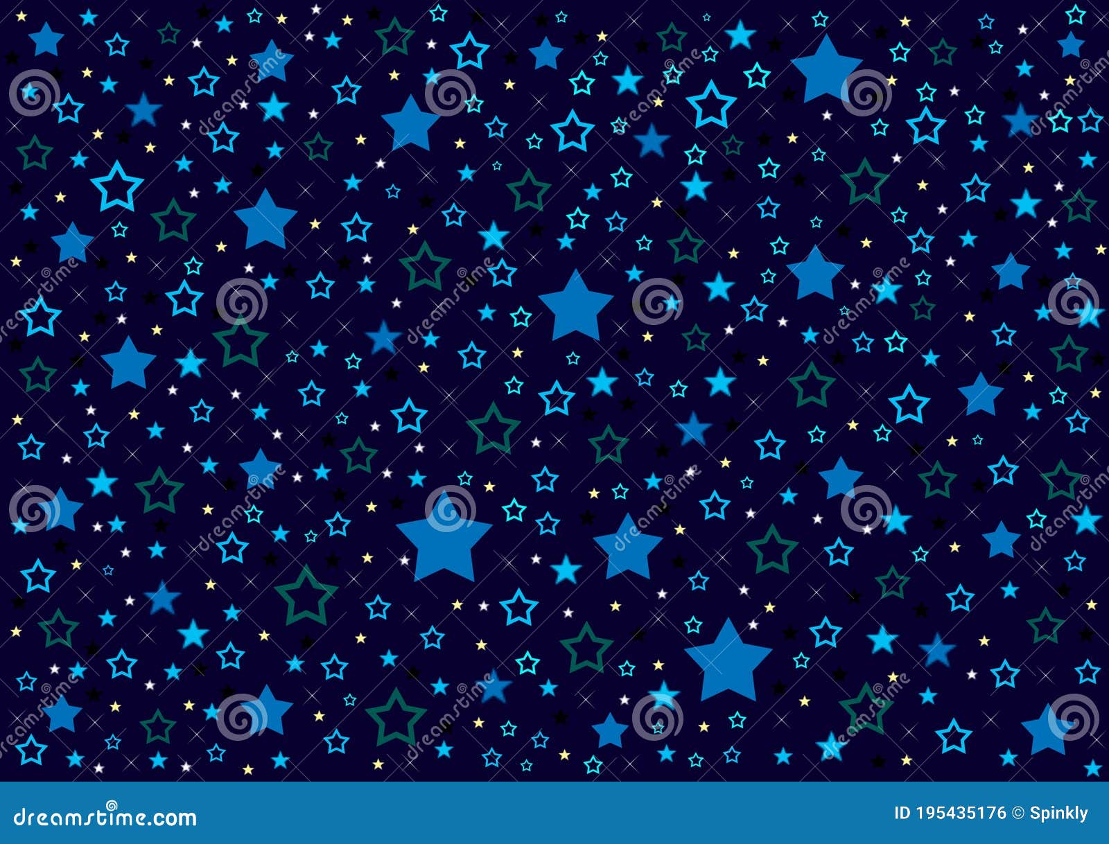 Star Shapes Pattern Background for Wallpapers Stock Illustration ...