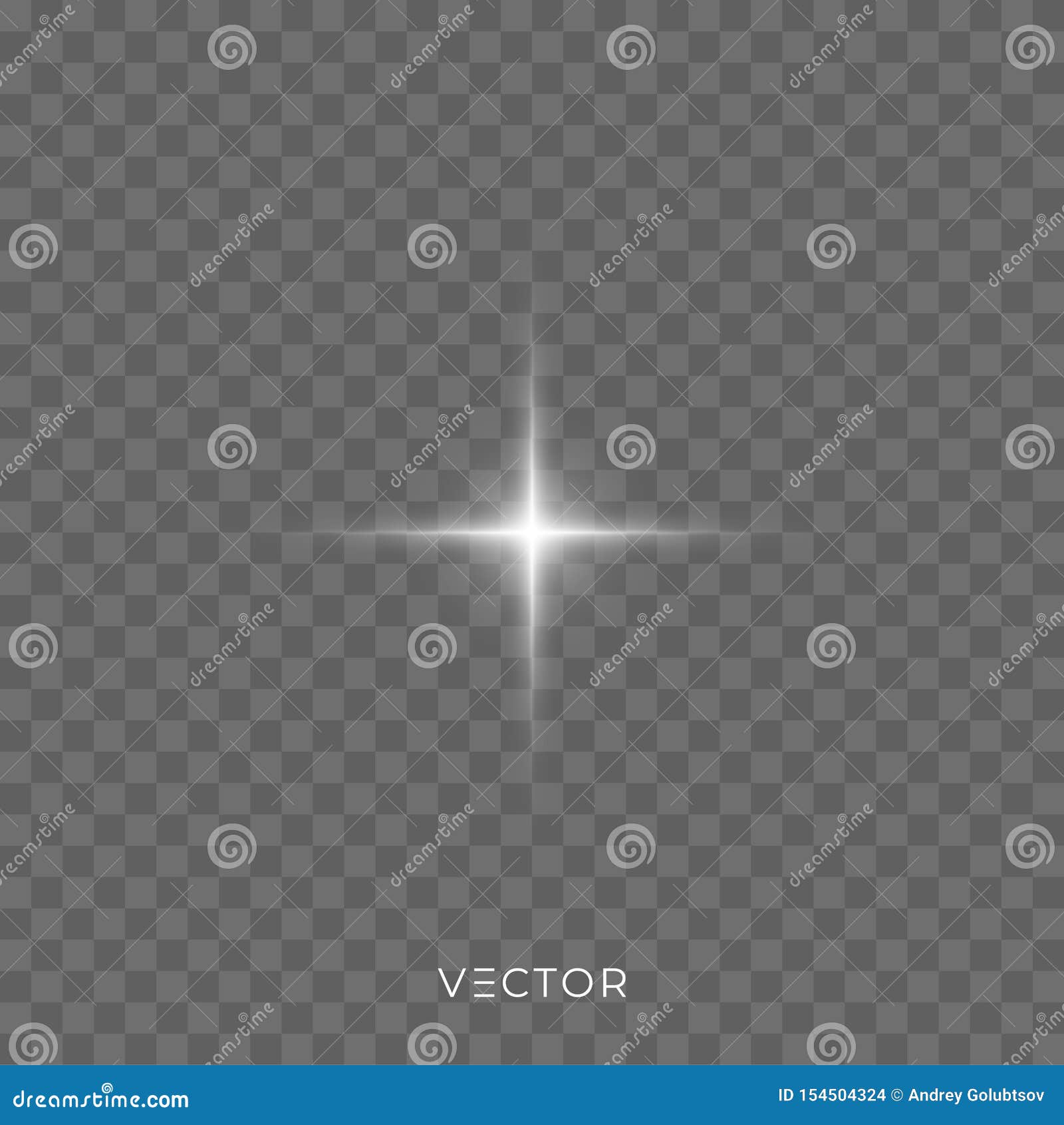 Star Shine Light, Glitter Sparkle Glow. Vector Star Shine Rays, White ...