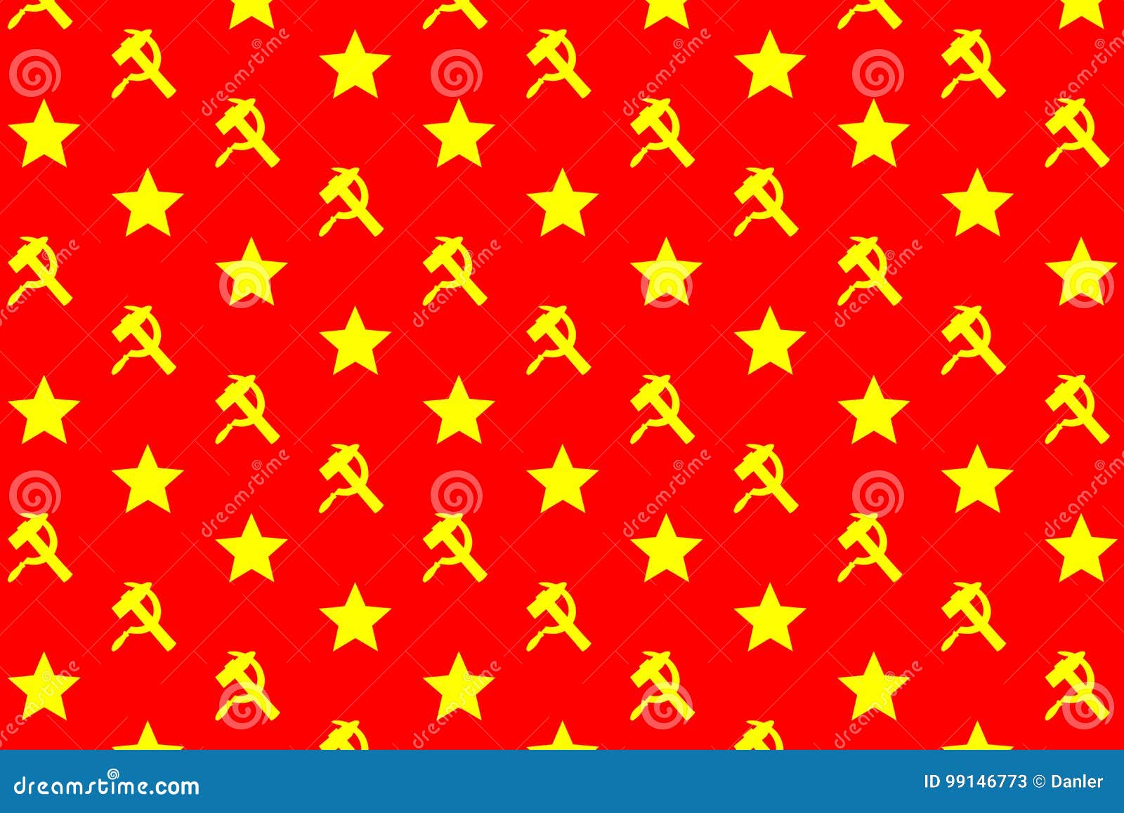 Red Star With A Sickle And A Hammer. Symbol Of The USSR And Communism ...