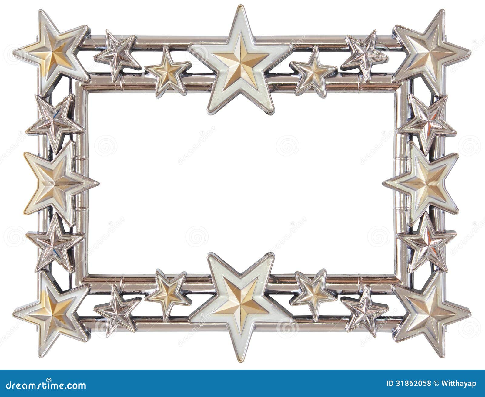 Star silver frame stock photo. Image of exhibition, ornament - 31862058