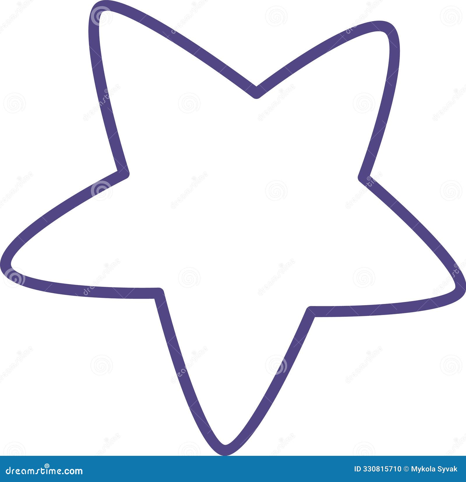 Star Simple Doodle stock illustration. Illustration of cute - 330815710