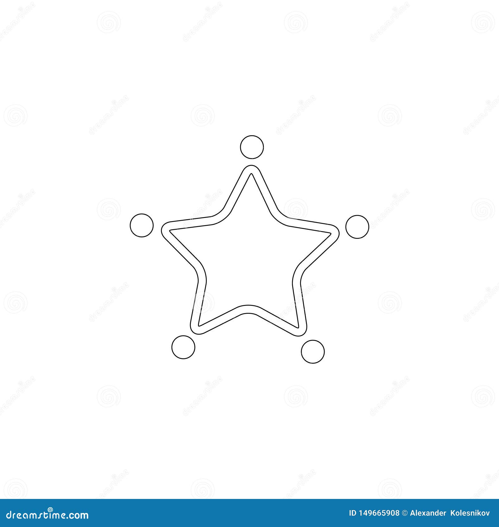 Star. flat vector icon stock vector. Illustration of background - 149665908