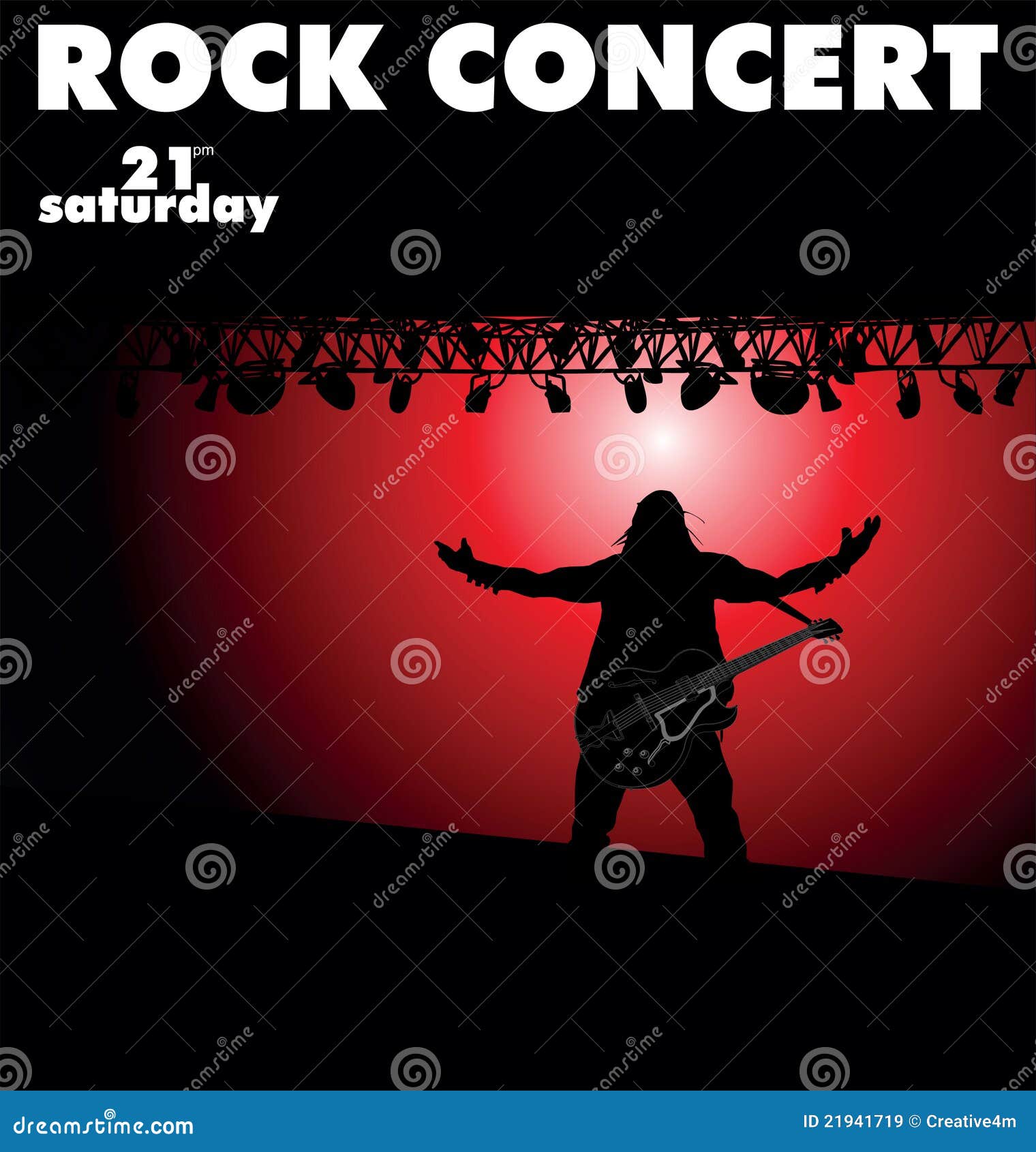 Star singer on stage stock illustration. Illustration of print - 21941719