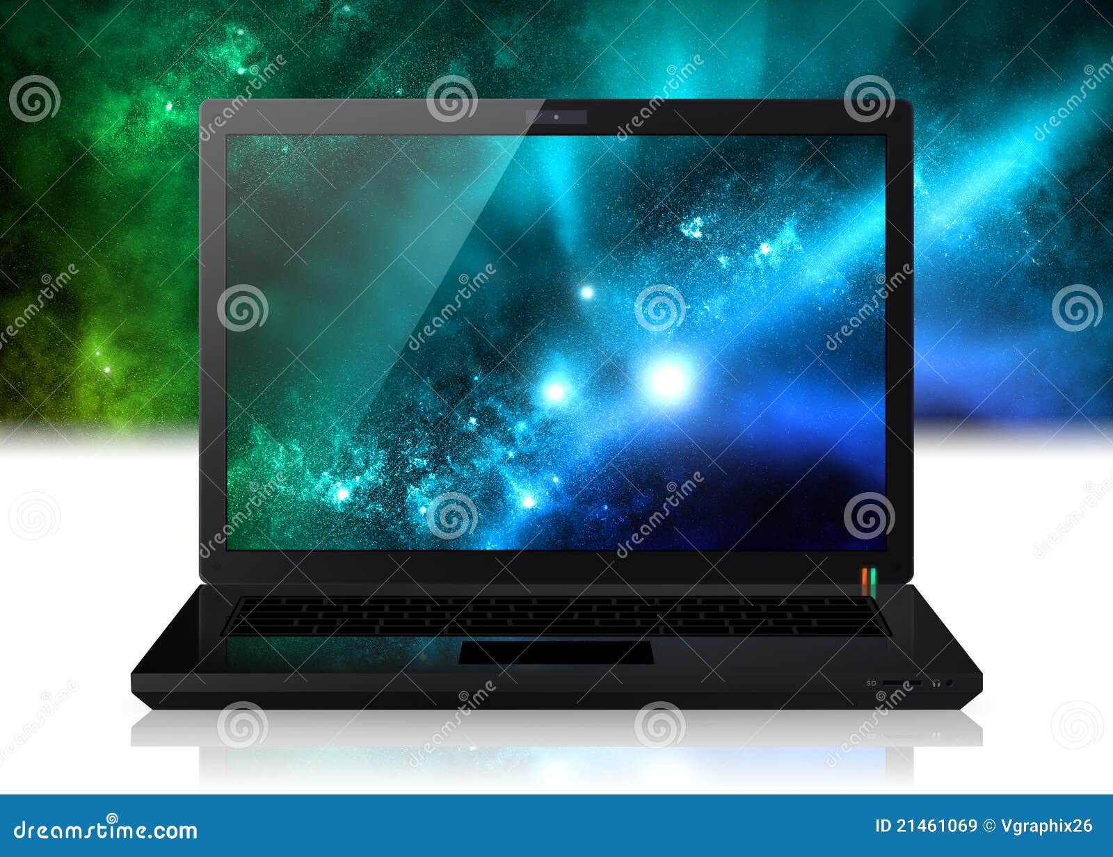 Star sky in computer stock illustration. Illustration of galaxy - 21461069