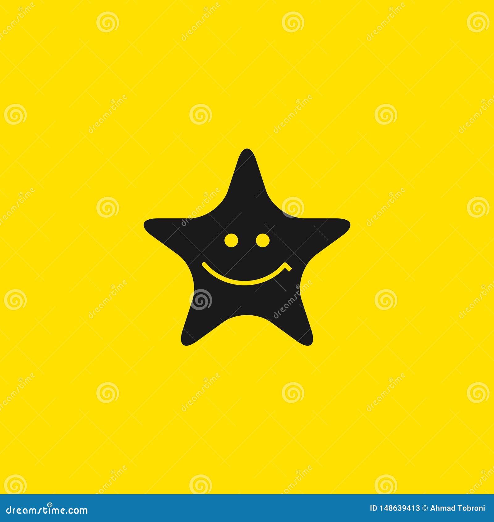 Star Smile Vector Template Design Illustration Stock Vector ...