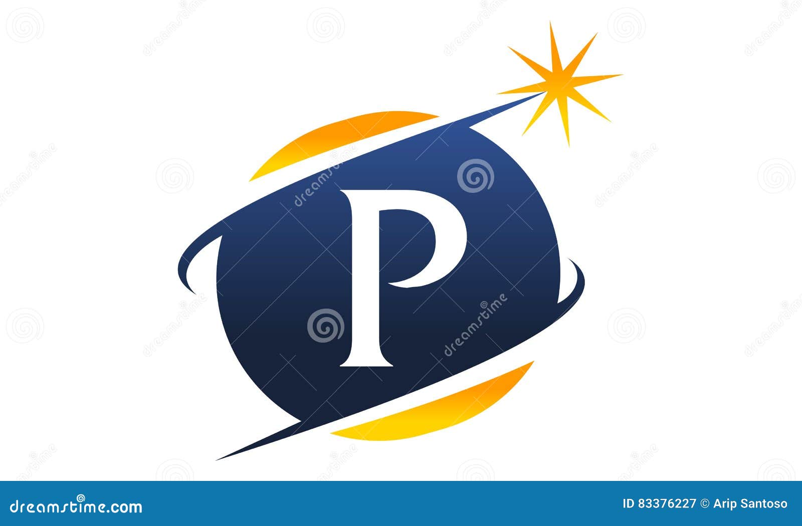 Star Solutions Initial P stock vector. Illustration of brand - 83376227