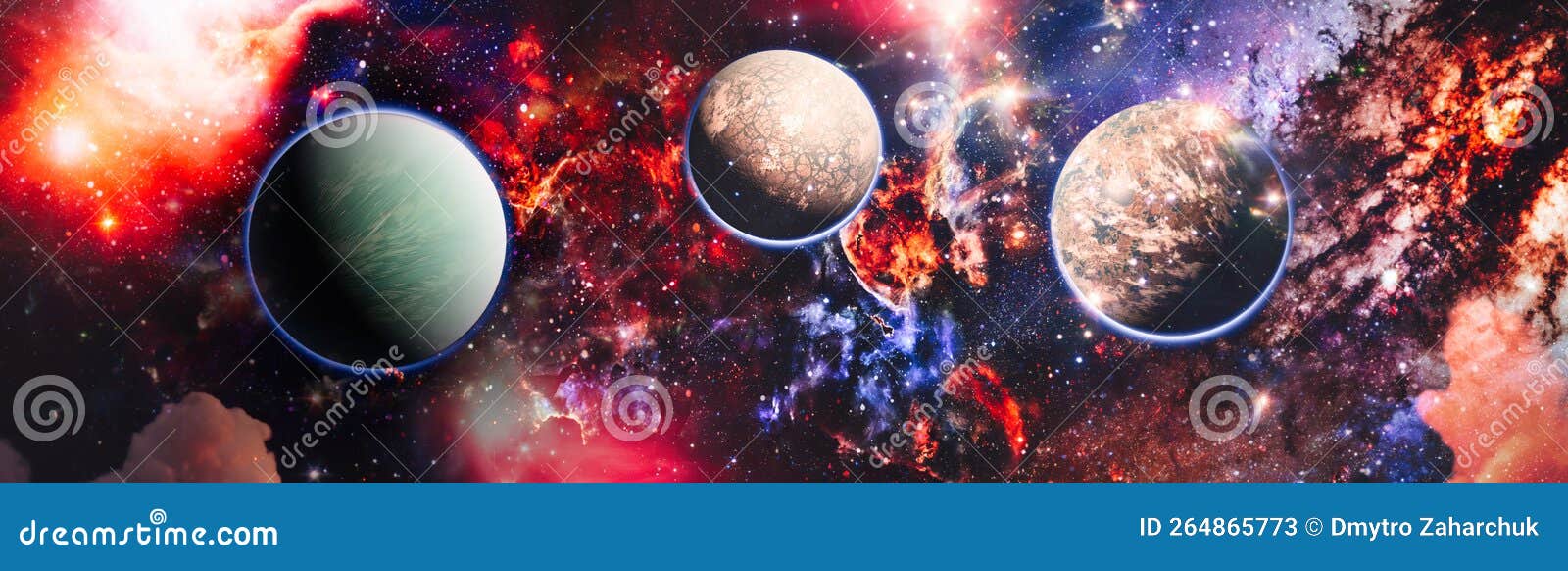 Star in the Space. Collage on Space, Science and Education Items Stock ...