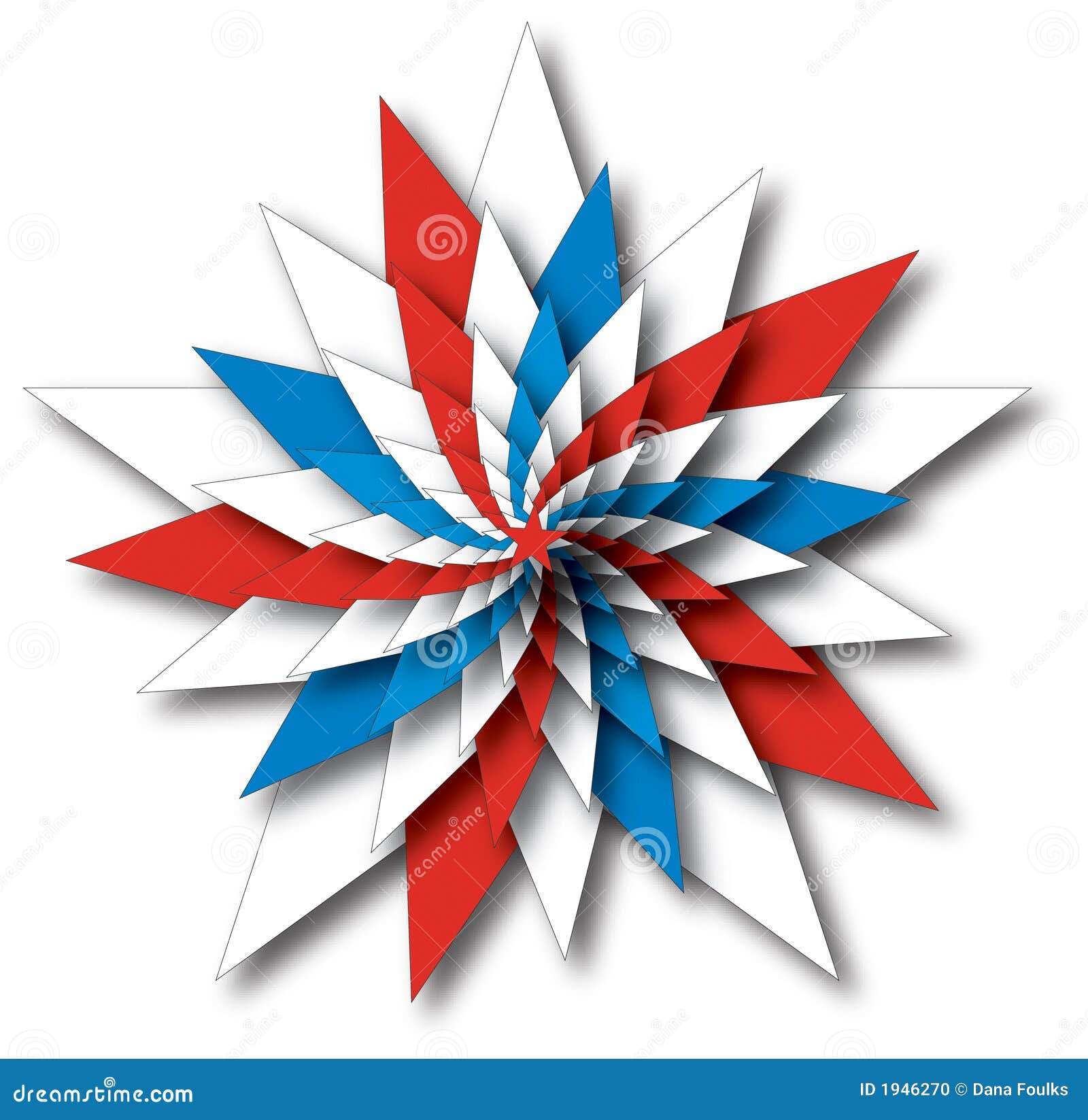 Star Spangled Wheel stock vector. Illustration of star - 1946270