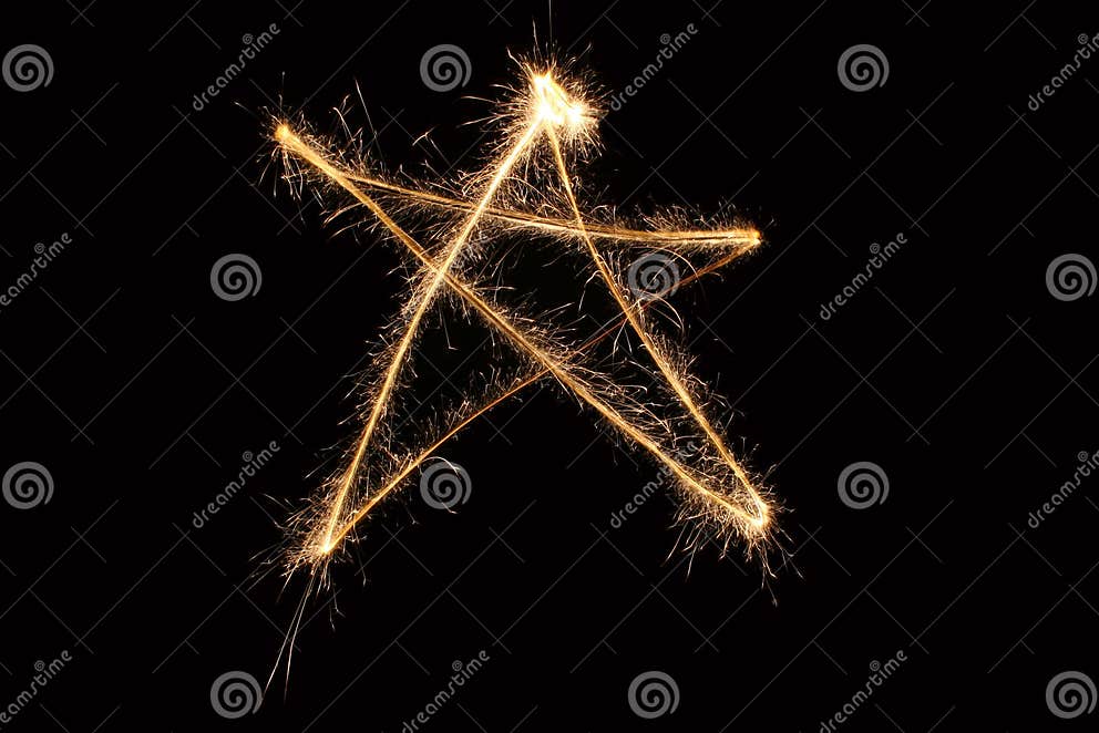 Star sparkler stock image. Image of explode, fairy, design - 1431663