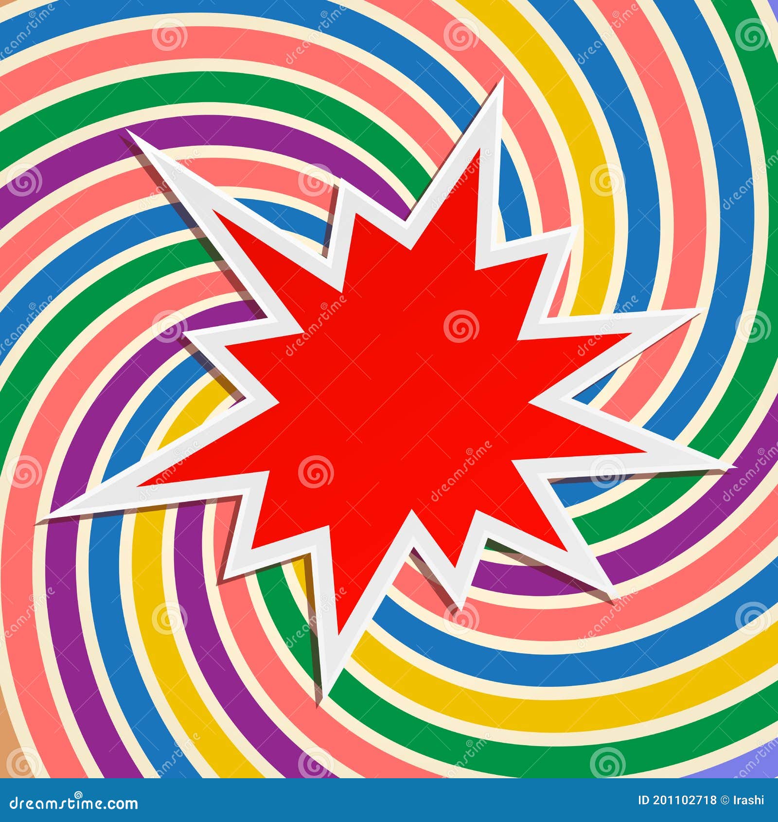 Star Splash Festive Abstract Background Stock Vector - Illustration of ...