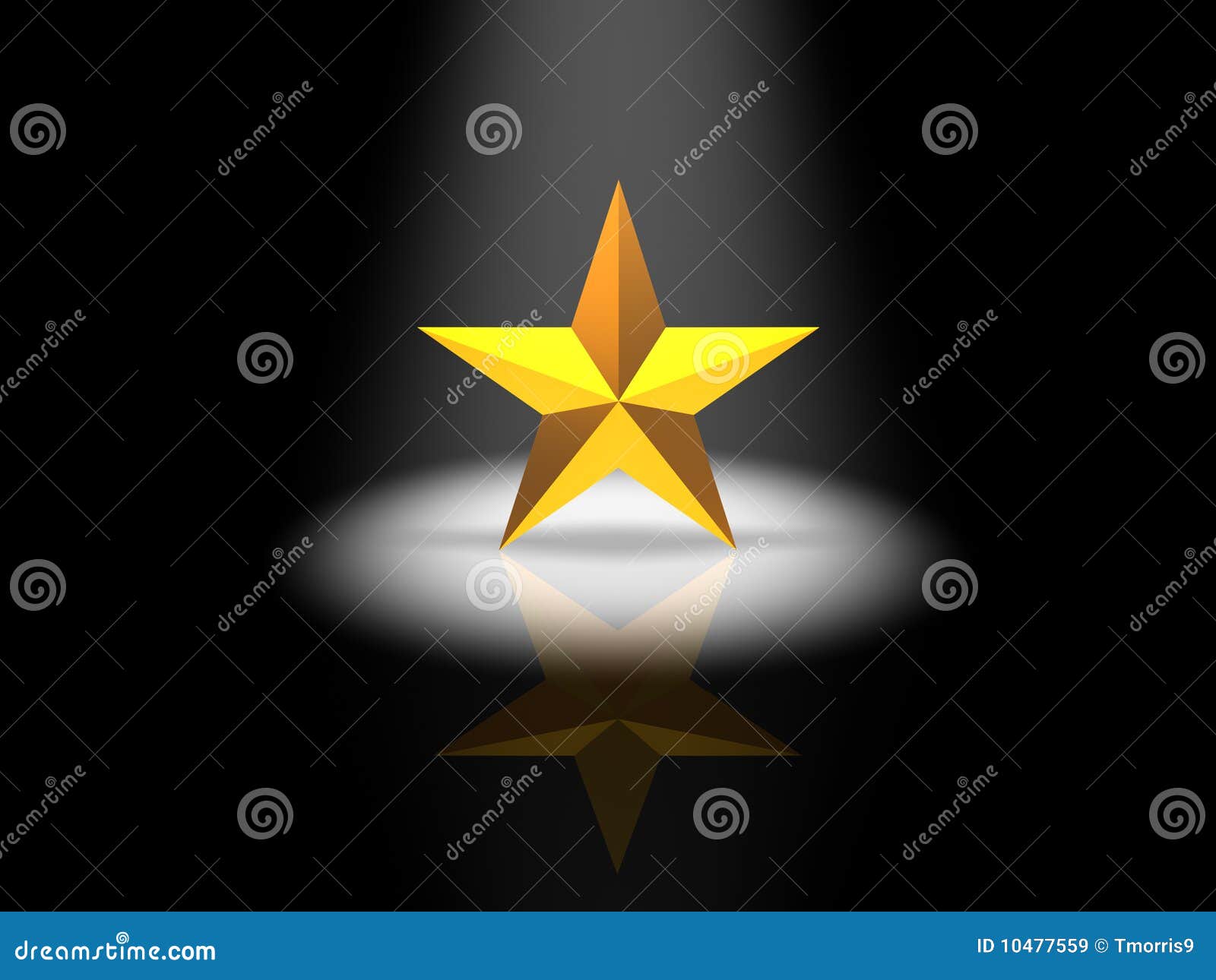 Star Spotlight stock illustration. Illustration of point - 10477559