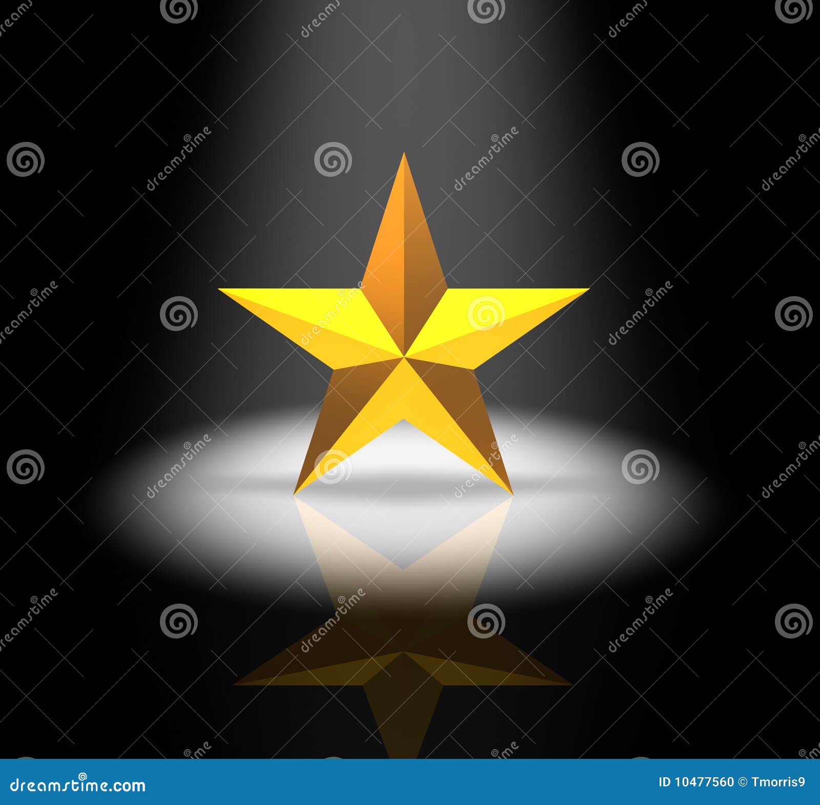 Star Spotlight stock illustration. Illustration of shadow - 10477560