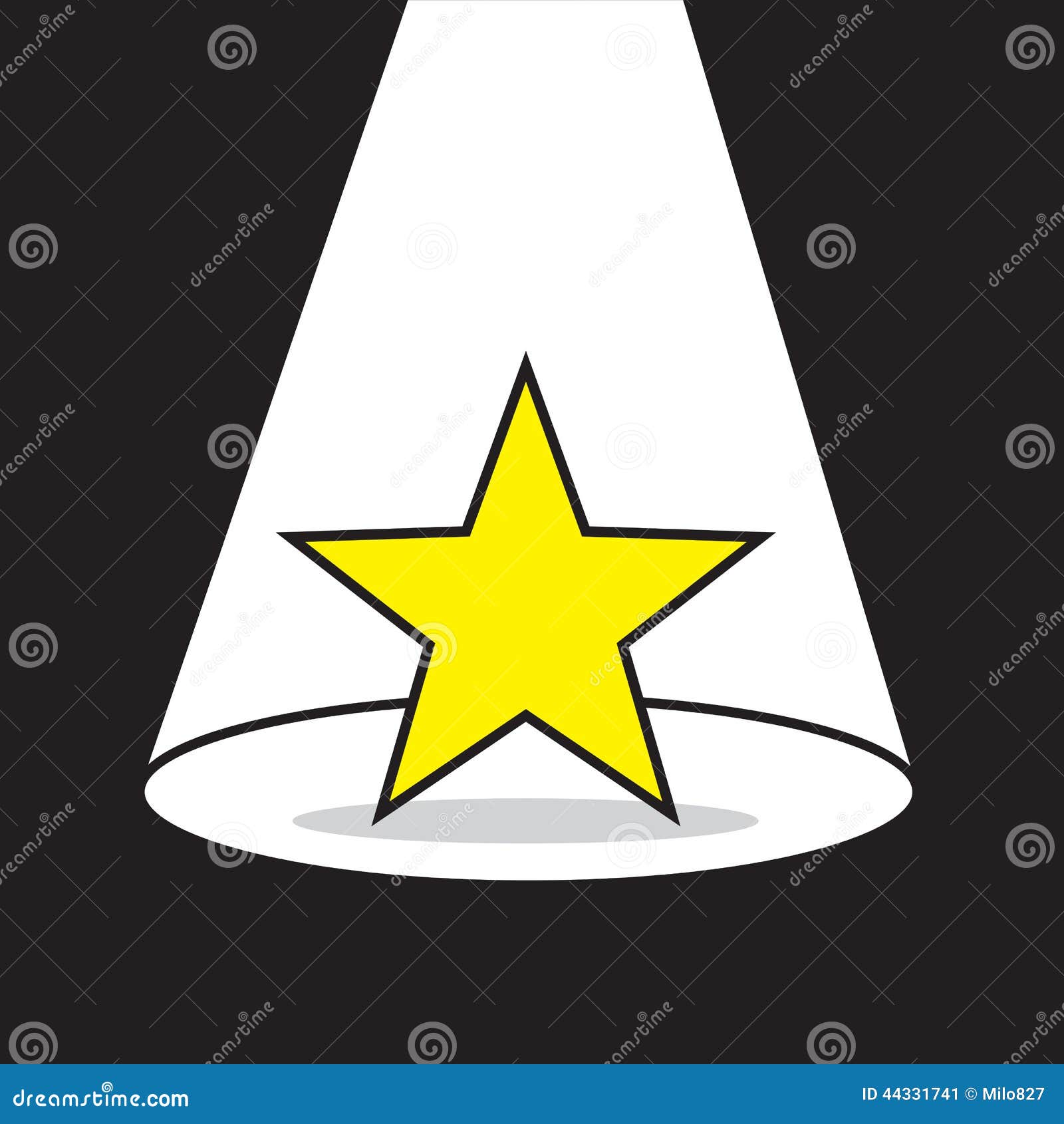 Star Spotlight stock vector. Illustration of playful - 44331741