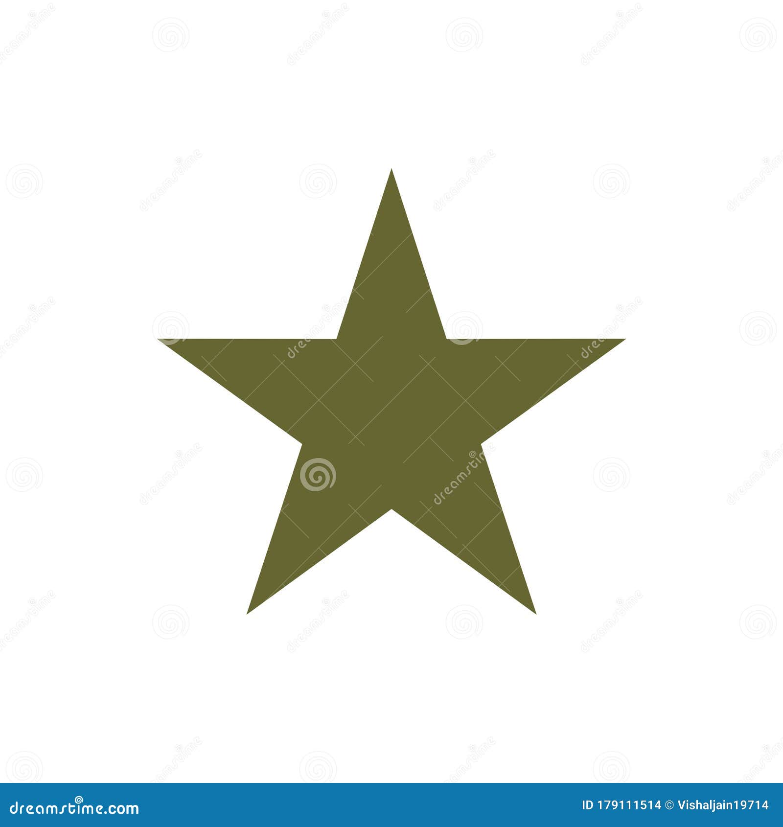 Star.Star with Five Rounded Points Icon.Vector Illustration. Stock ...