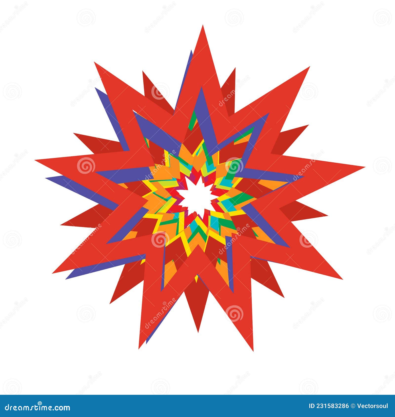 Star, Starlet Shape, Element Vector Stock Vector - Illustration of ...
