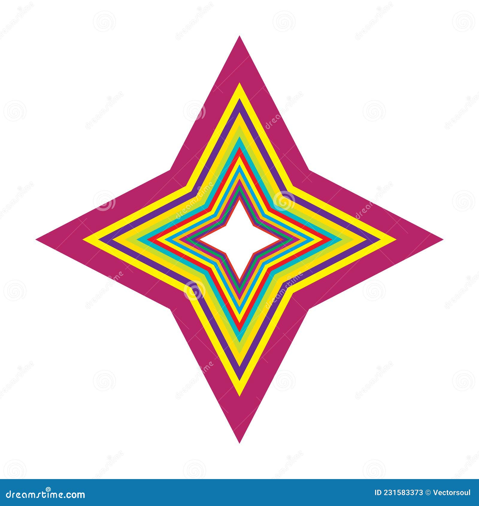 Star, Starlet Shape, Element Vector Stock Vector - Illustration of ...