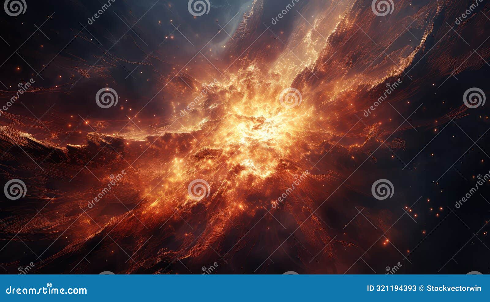 Star stars exploding stock illustration. Illustration of observation ...