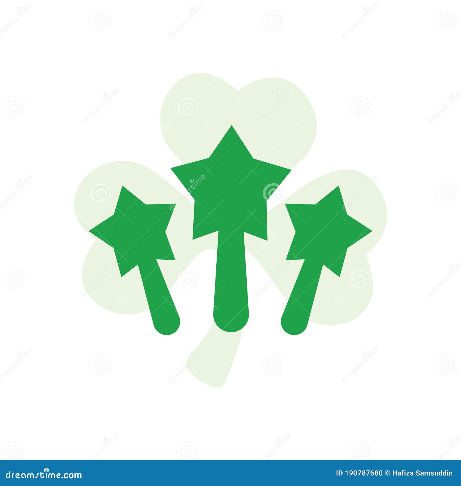 Star Stick. Vector Illustration Decorative Design Stock Vector ...