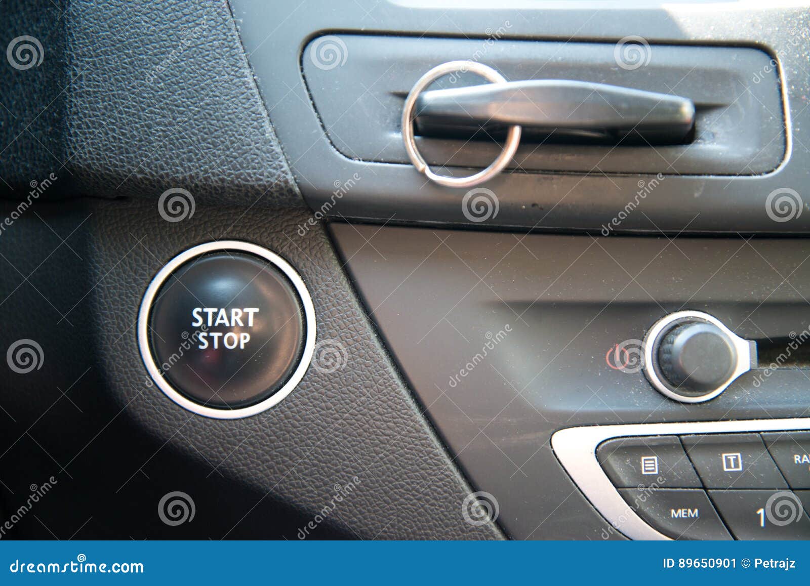 Start Stop car button stock image. Image of motor, design - 89650901