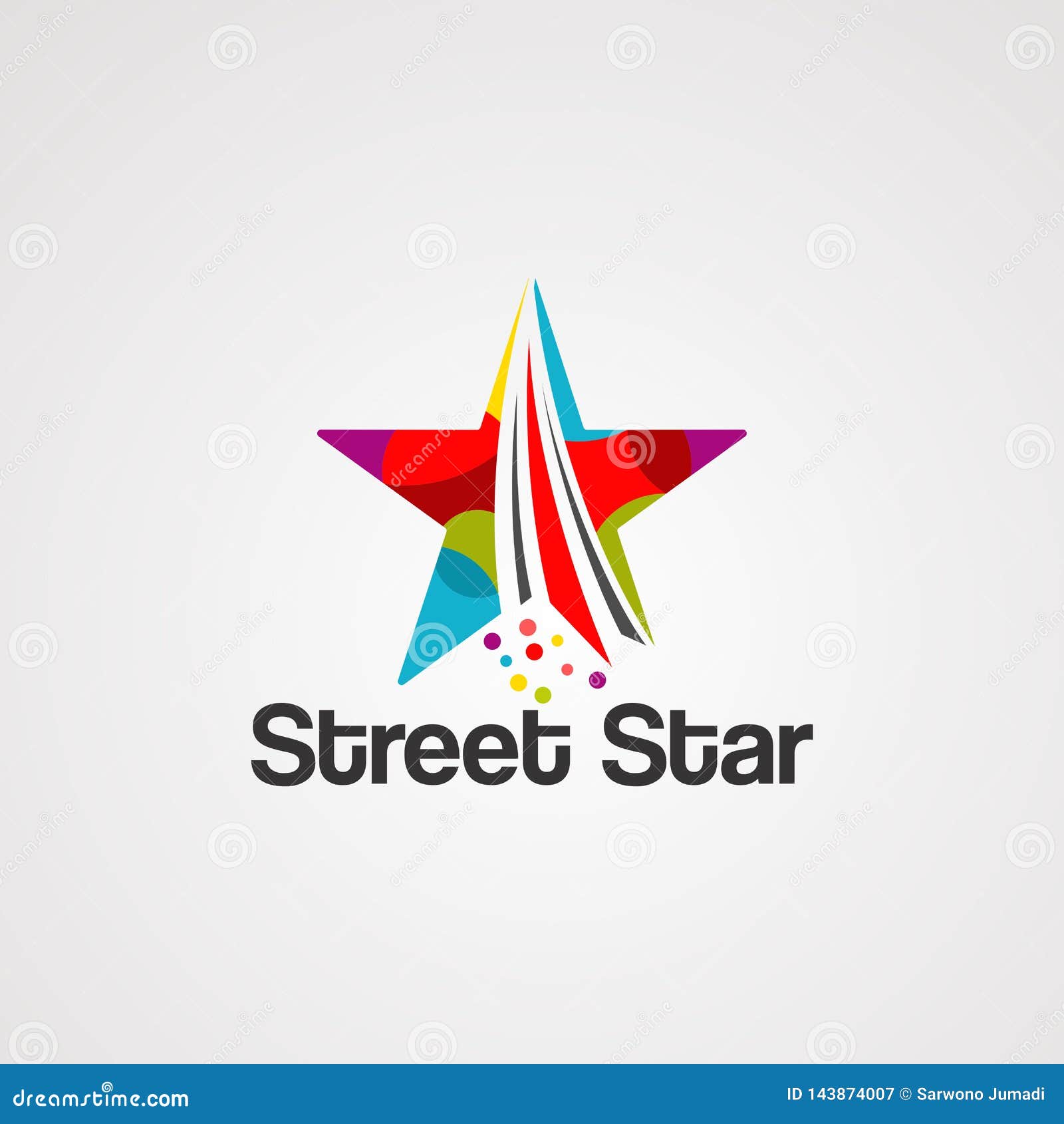 Star Street Logo Vector,icon,element,and Template Stock Vector ...