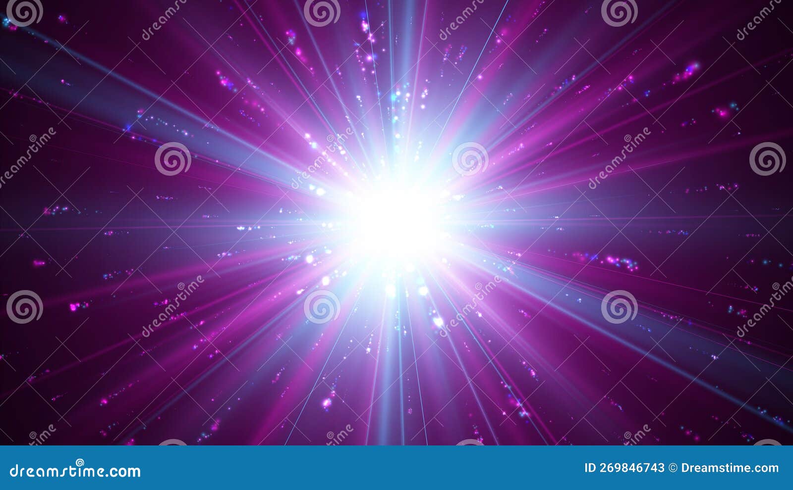 Star or Sun. Explosion Effect. Neon Color Stock Vector - Illustration ...