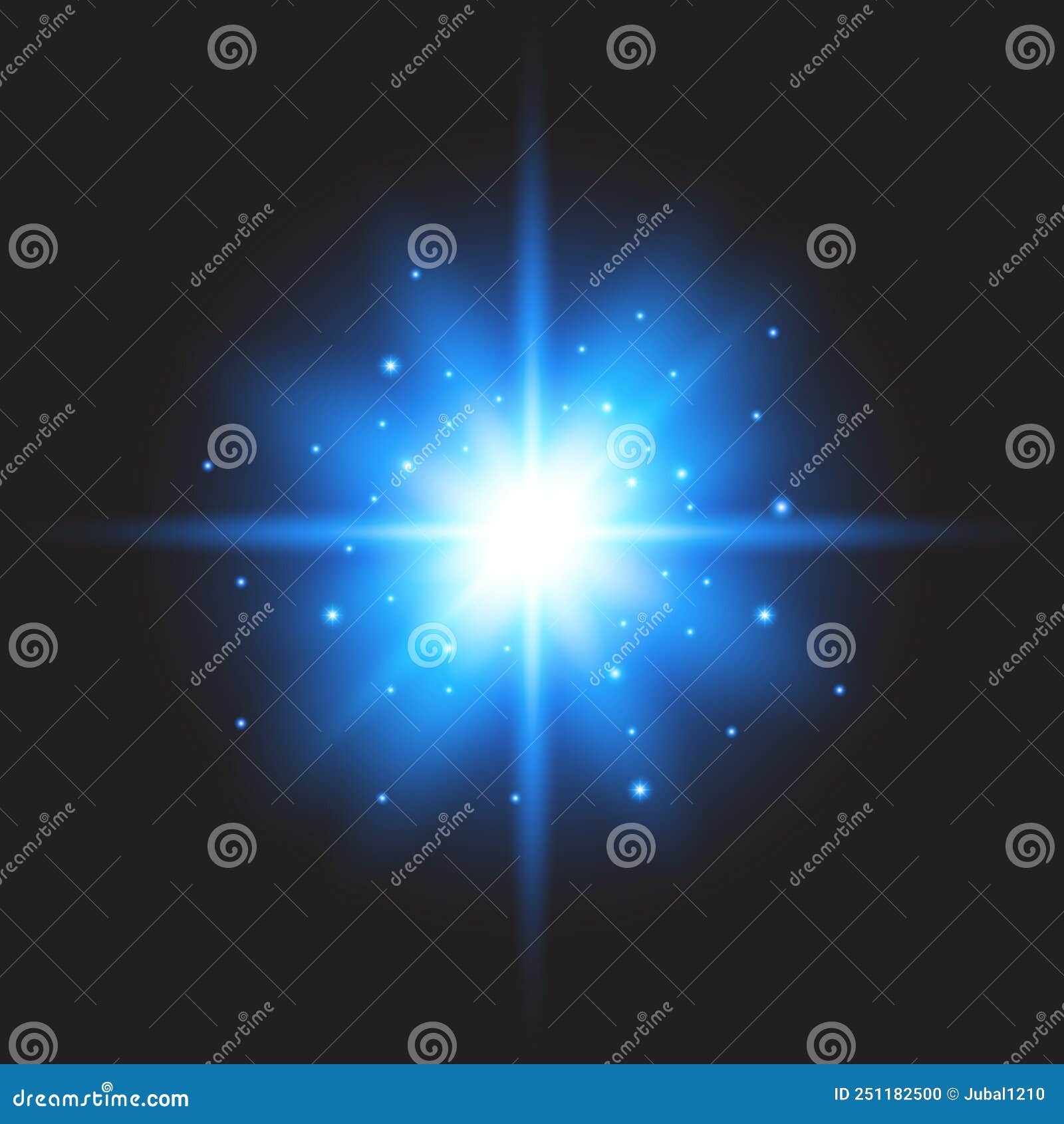 Star, sun, light effect stock vector. Illustration of futuristic ...