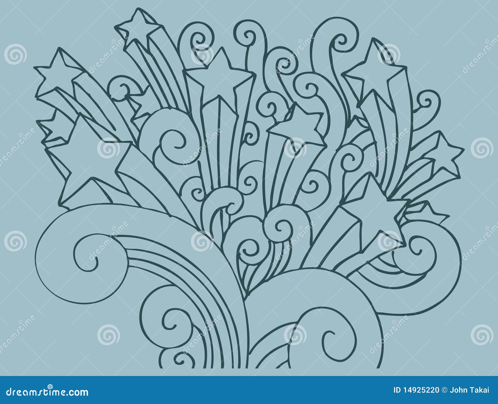 Star Swirl Background stock vector. Illustration of pattern - 14925220