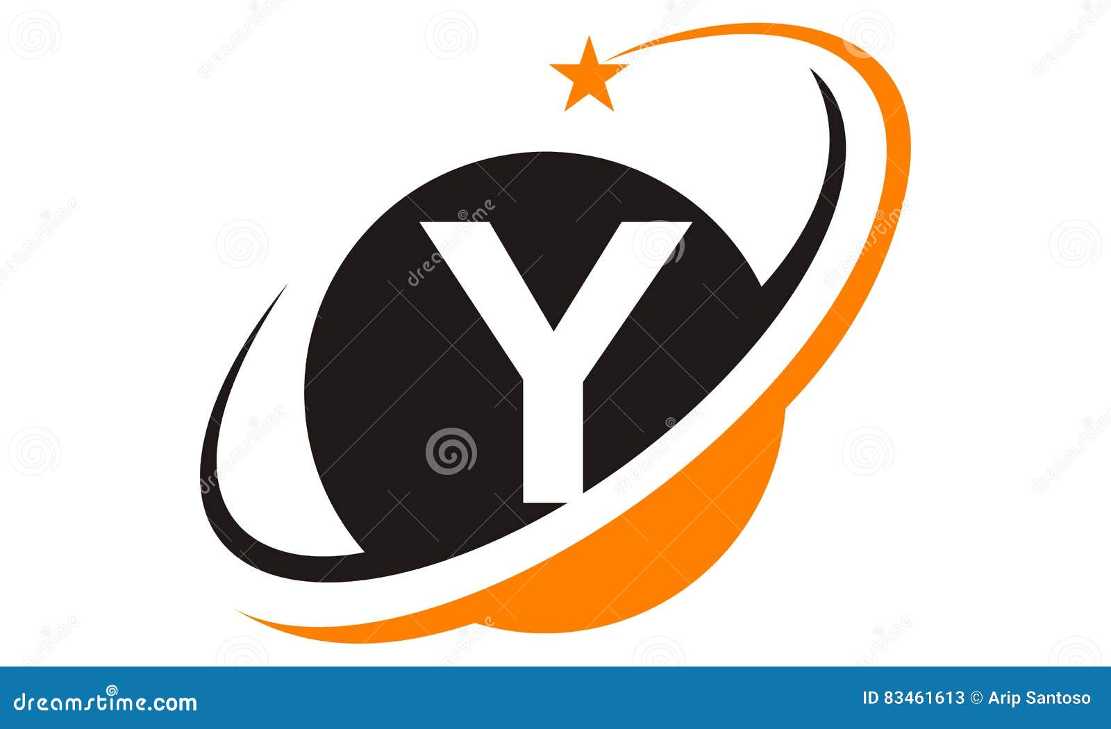 Star Swoosh Letter Y stock vector. Illustration of service - 83461613