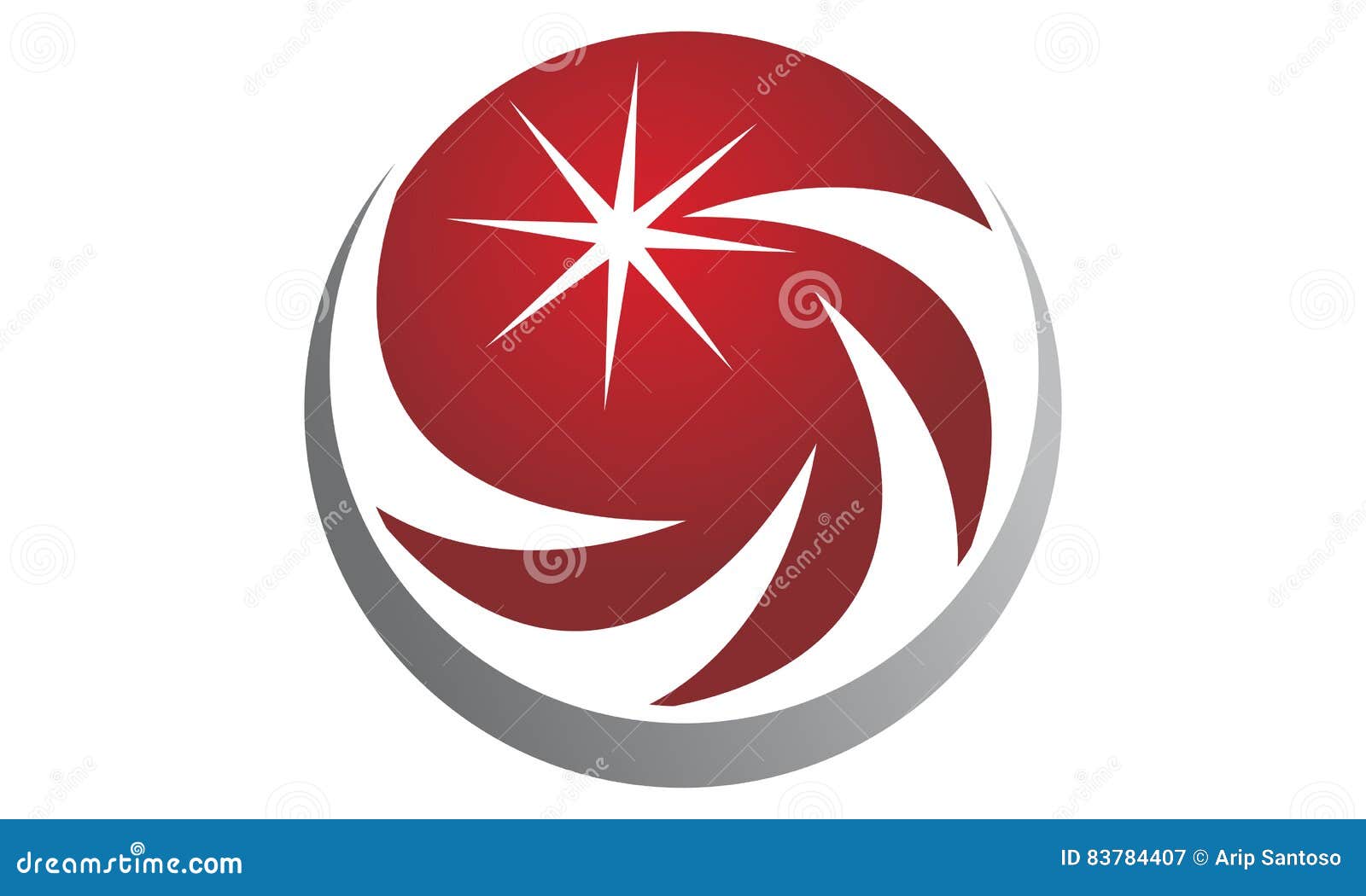Star Swoosh Solutions Way stock vector. Illustration of quality - 83784407
