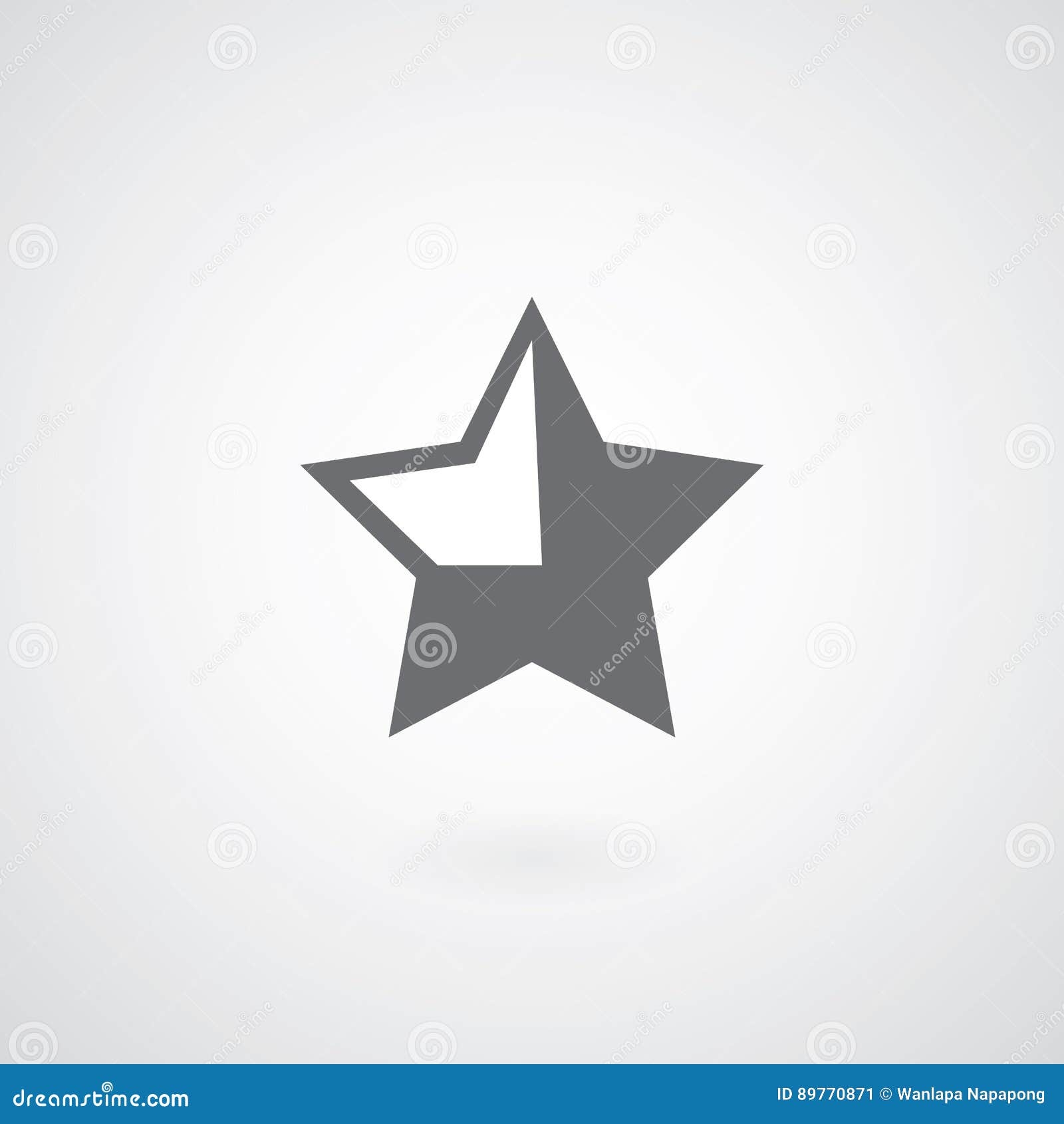Vector star symbol stock vector. Illustration of star - 89770871