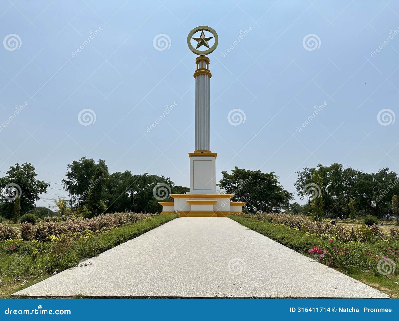 The Star is the Symbol of Tha Rae City. Stock Photo - Image of icon ...