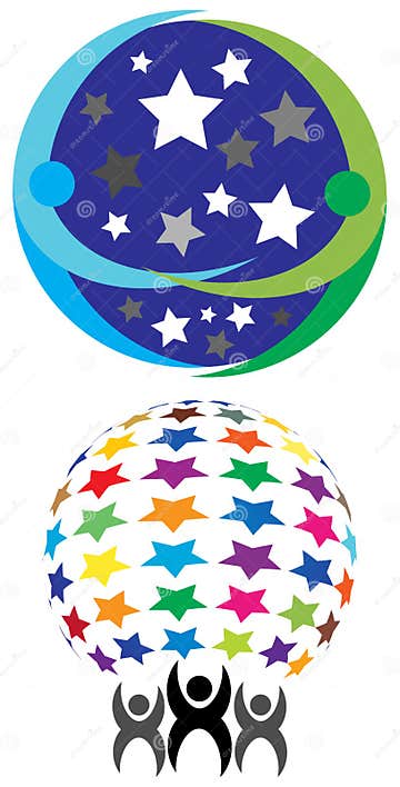 Star team logo stock vector. Illustration of abstract - 41323572