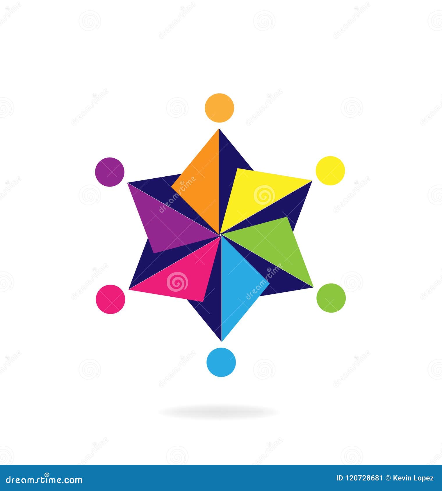 Star Teamwork People Vector Stock Vector - Illustration of children ...