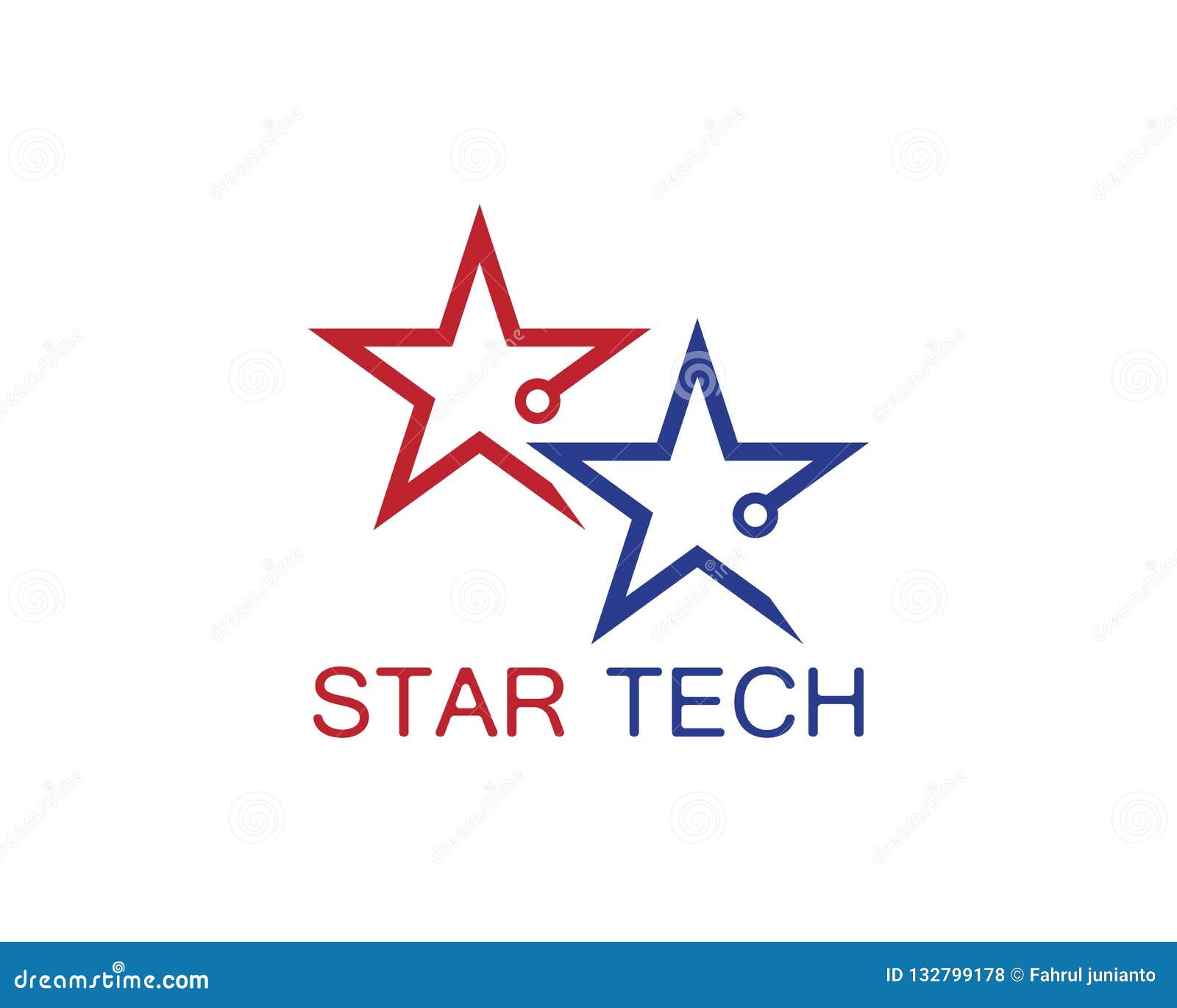 Star Tech Icon Logo Template Stock Vector - Illustration of company ...