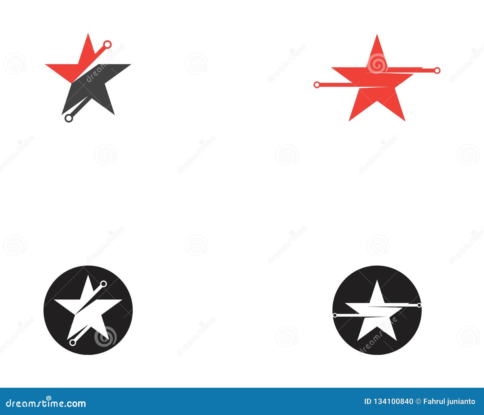 Star Tech Icon Logo Template Stock Vector - Illustration of smart ...