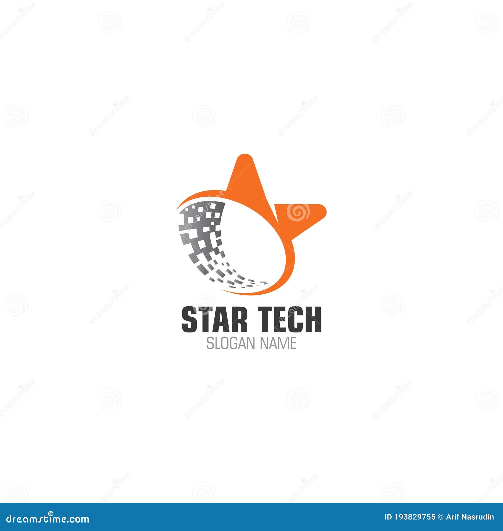 Star Tech Logo Modern Technology Design Illustration Stock Illustration ...