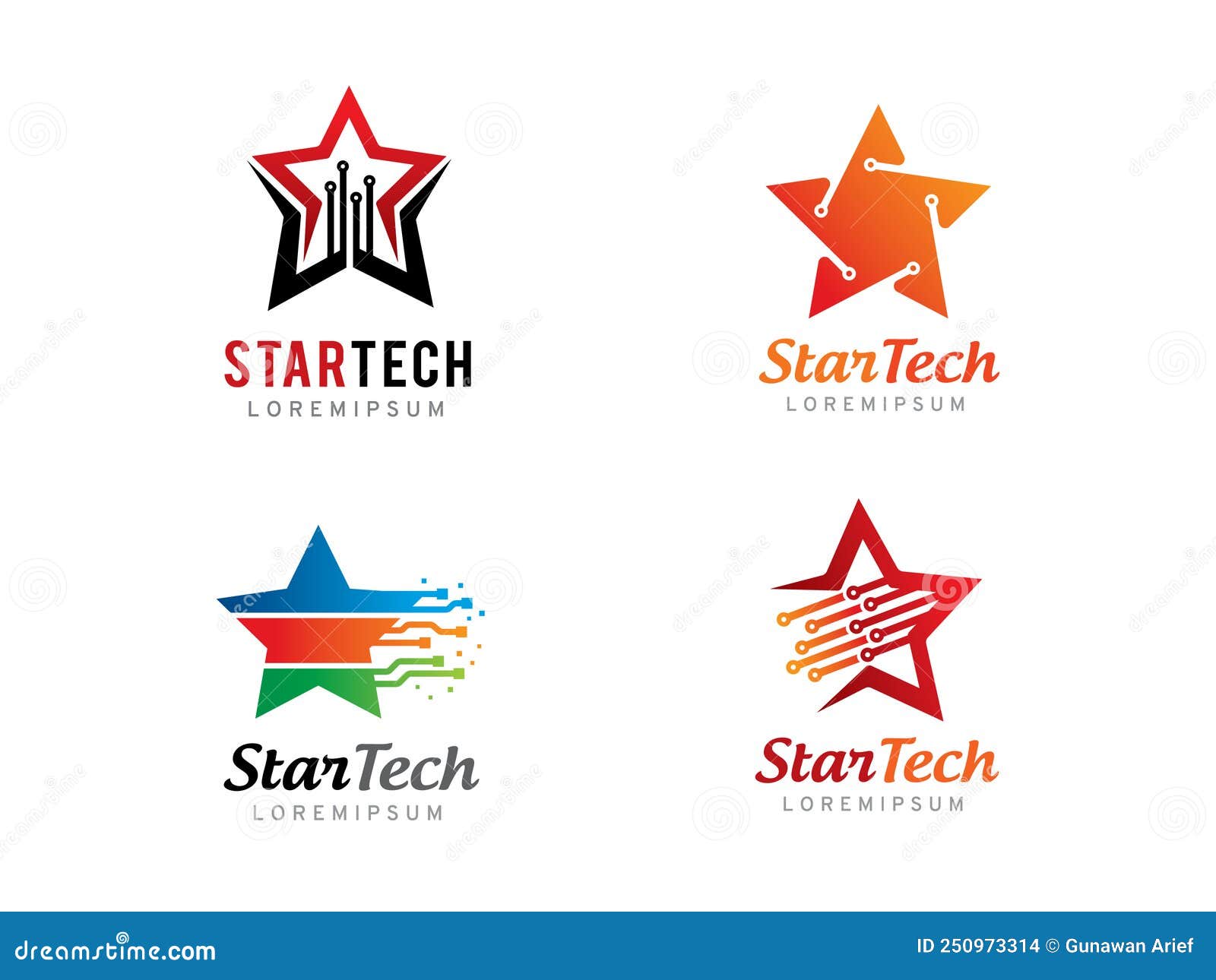 Star Technology Logo Symbol or Icon Stock Vector - Illustration of ...