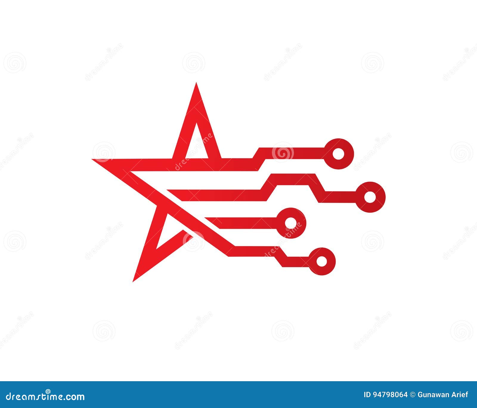 Star Technology Logo Template Design Vector, Emblem, Design Concept ...