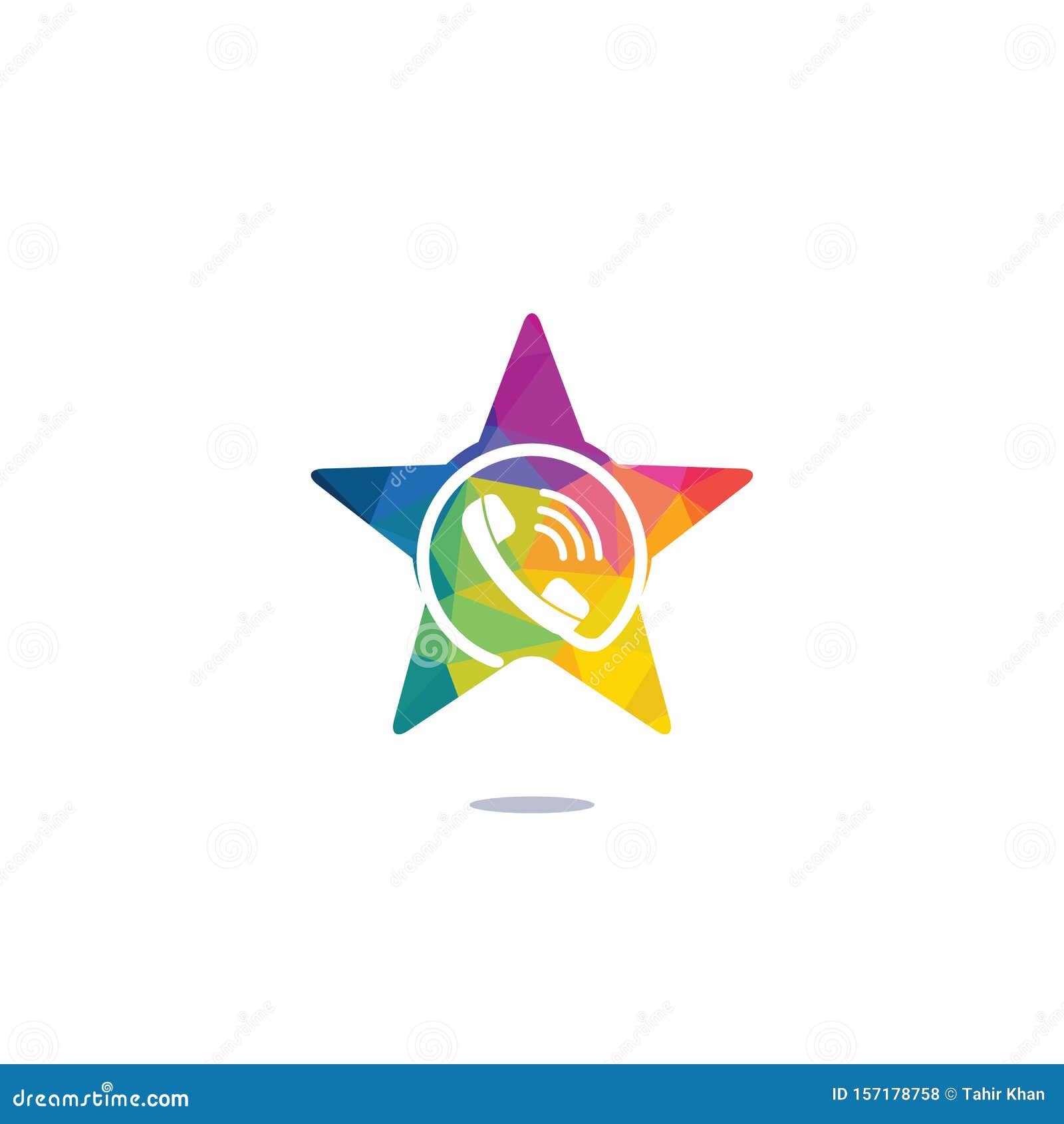 Telephone Logo Template Design. Stock Vector - Illustration of ...