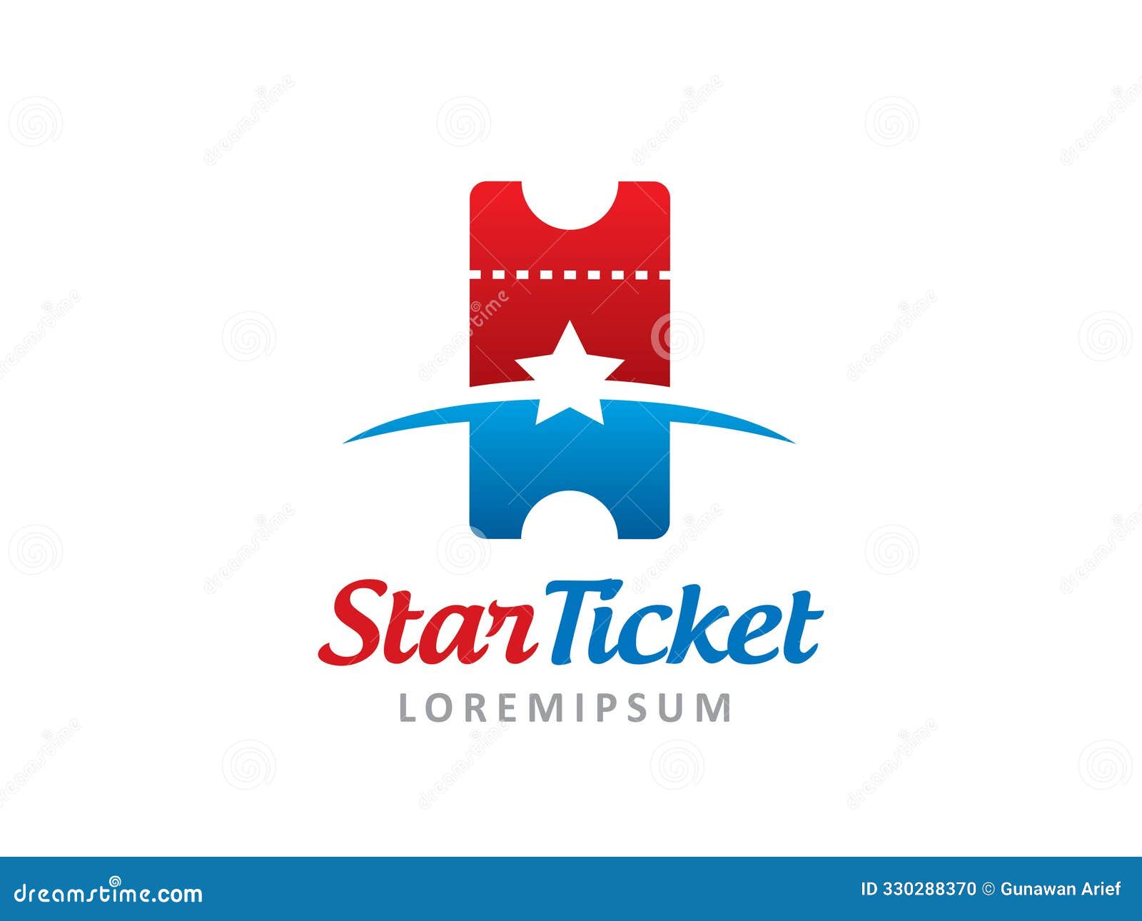 Star Ticket Logo Symbol or Icon Template Stock Vector - Illustration of ...