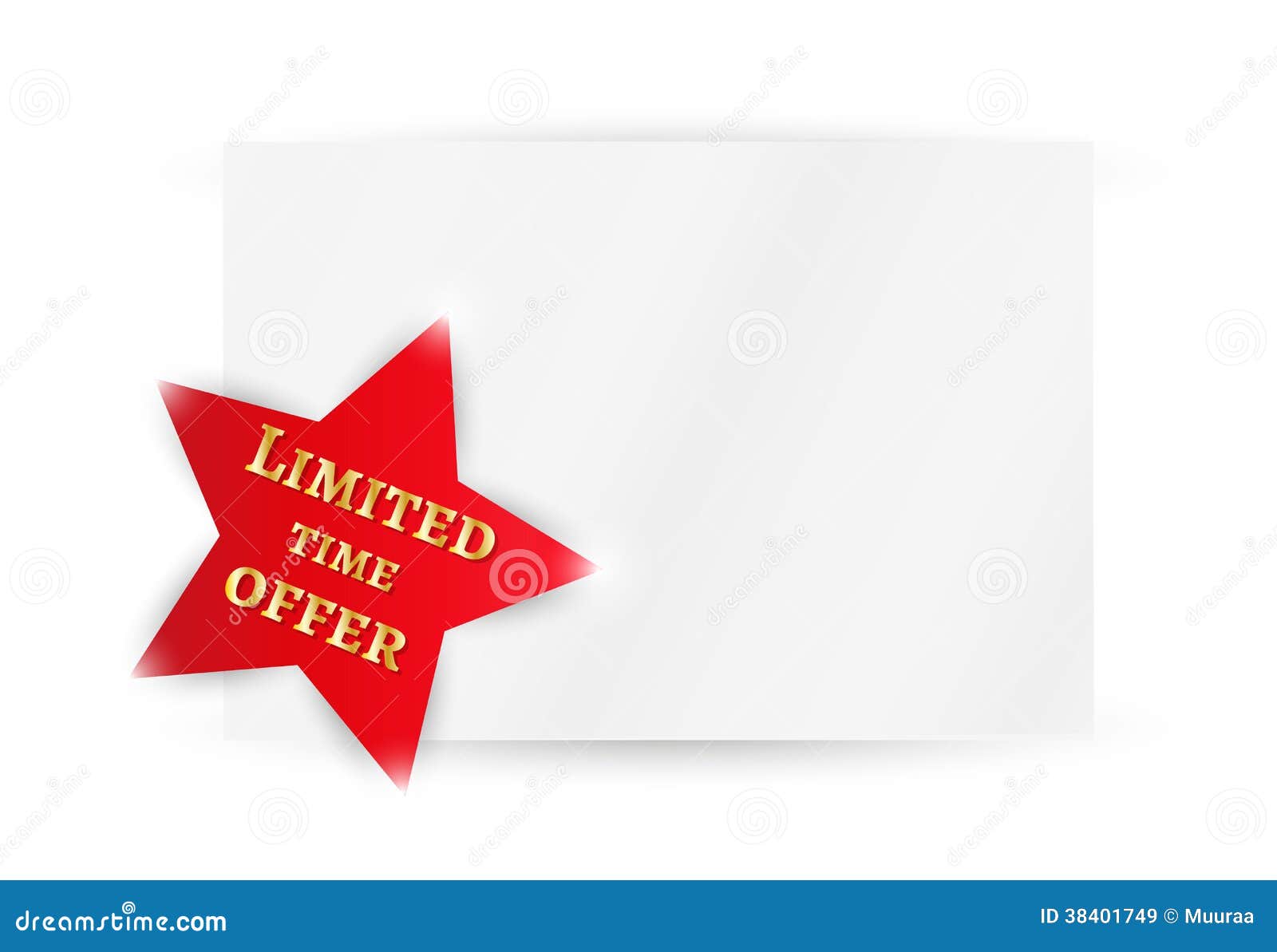 Star with Time Limited Offer Stock Vector - Illustration of star, shop ...