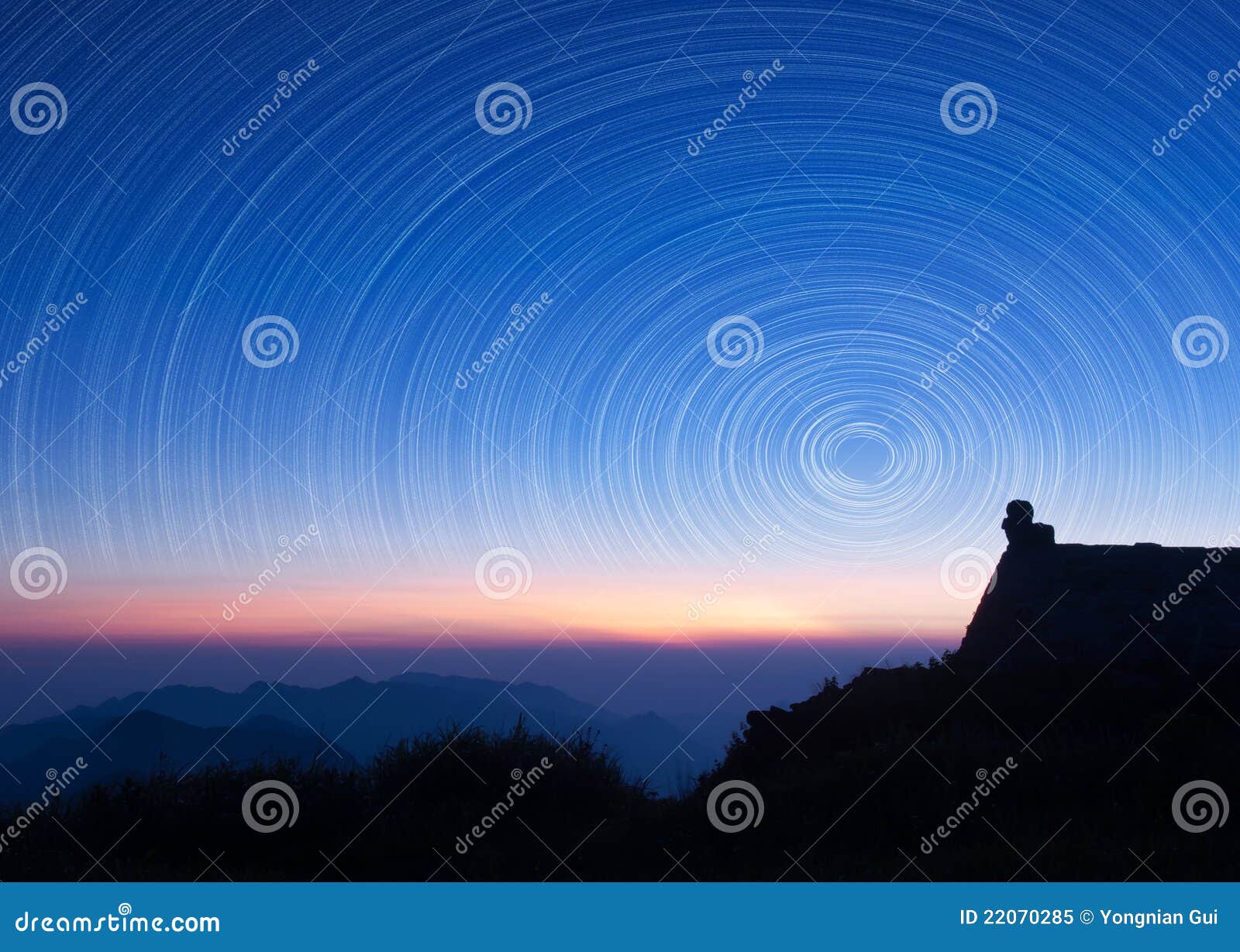 Star track stock image. Image of mountain, trajectory - 22070285